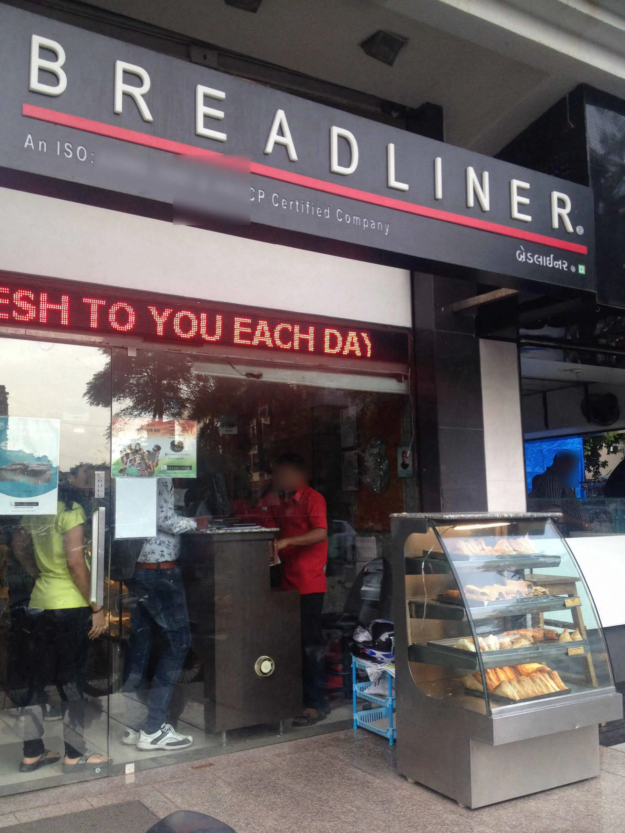 Menu of Breadliner, City Light, Surat