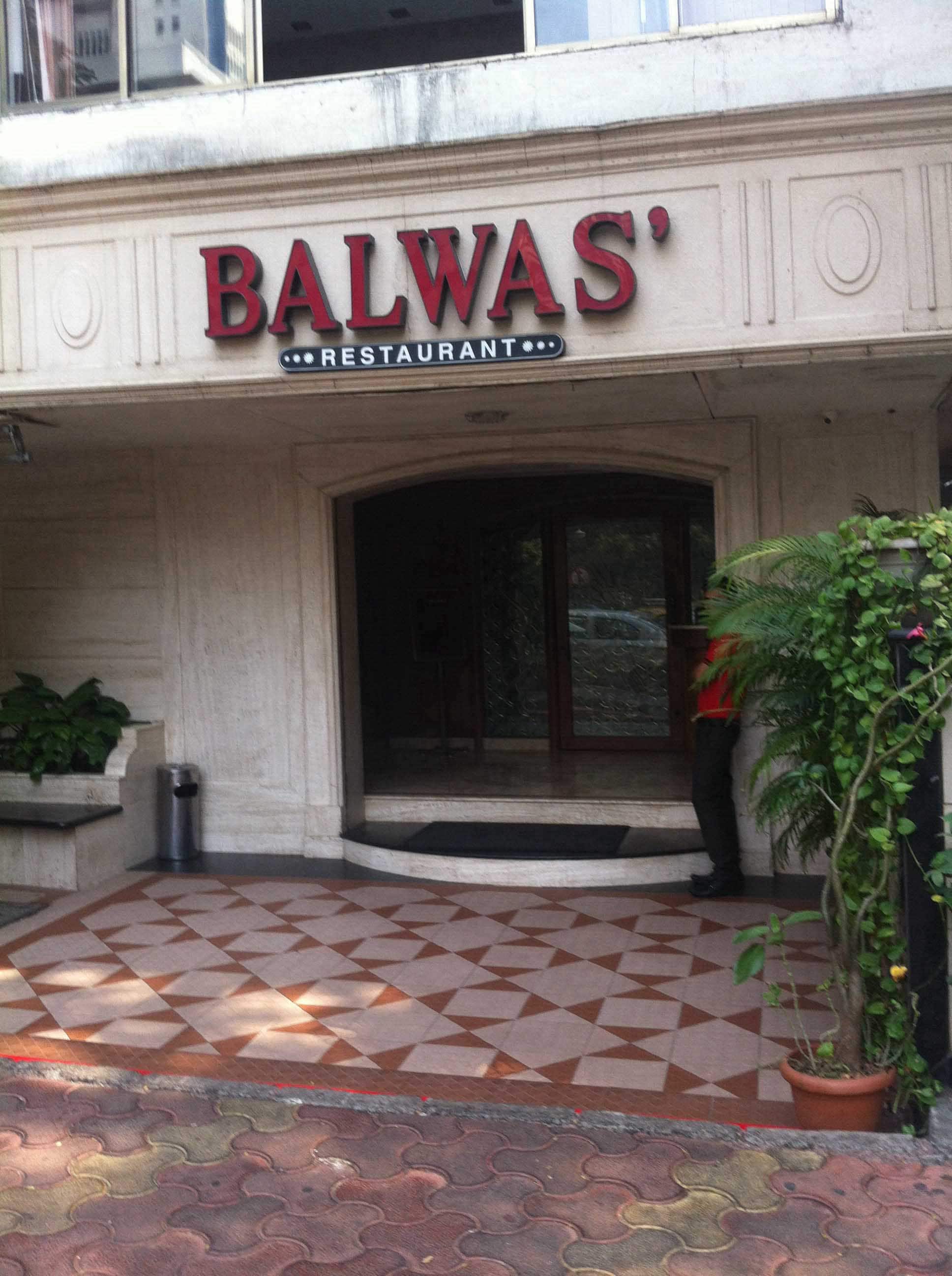 Reviews of Balwas' Restaurant, Marine Lines, Mumbai | Zomato