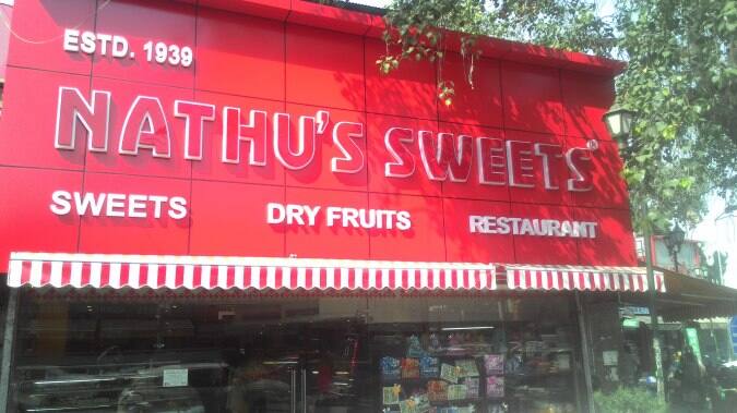 Nathu's Sweets Menu, Menu for Nathu's Sweets, Mandi House, New Delhi ...