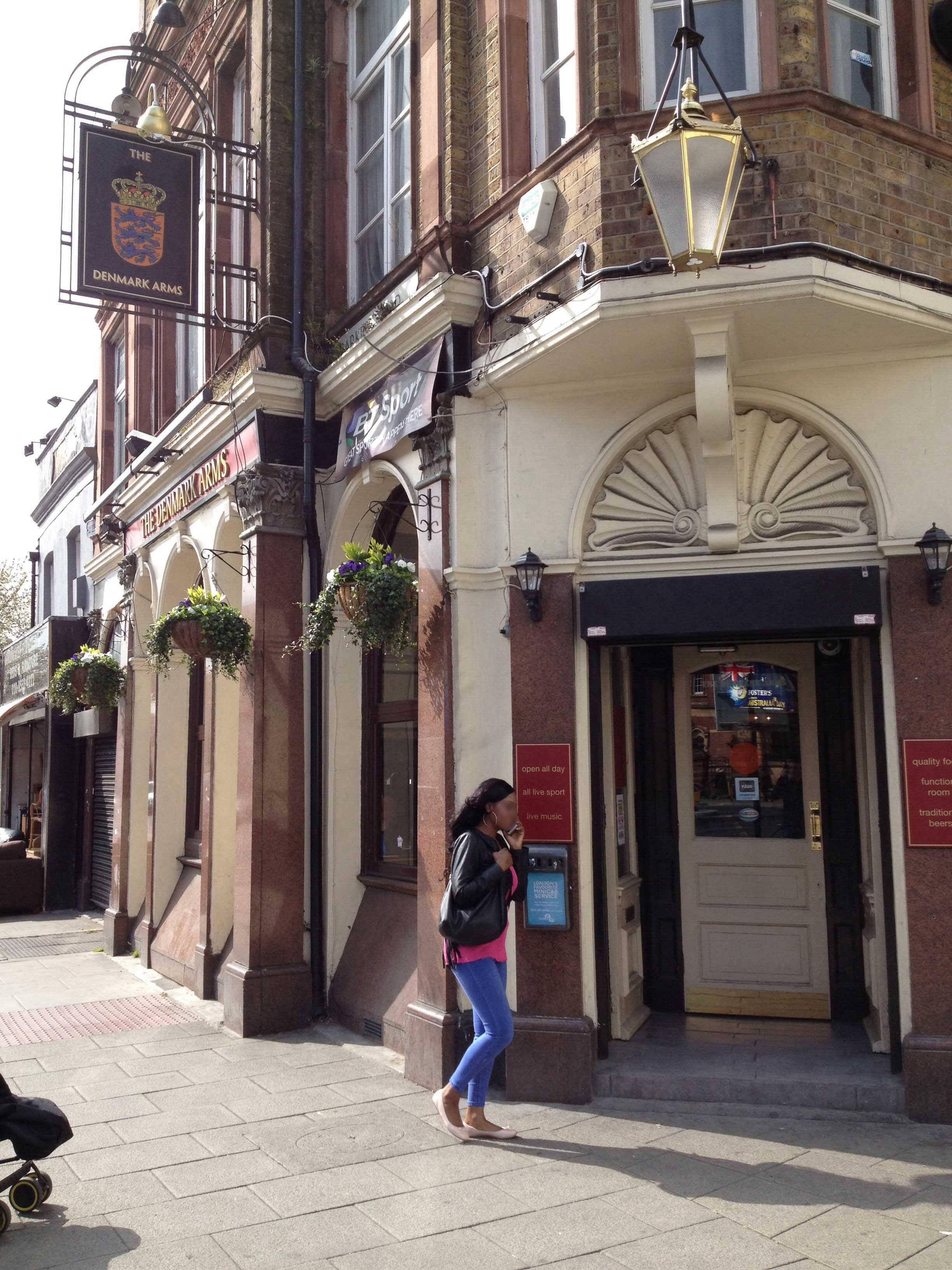 The Denmark Arms Menu, Menu for The Denmark Arms, East Ham, London