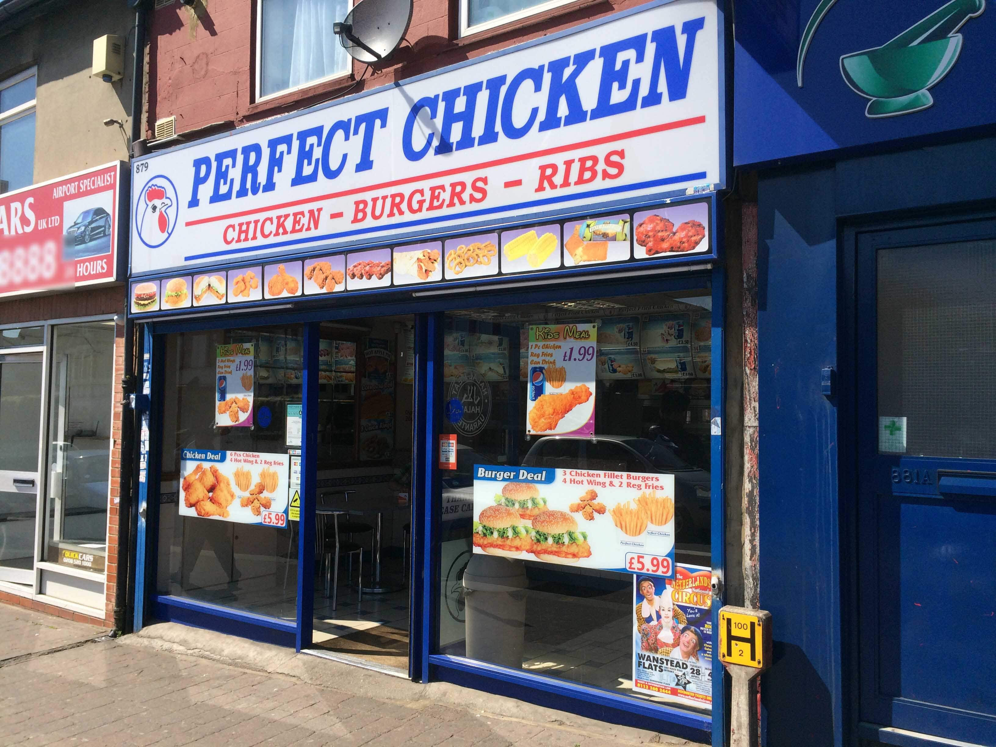 Menu of Perfect Fried Chicken, Leyton, London