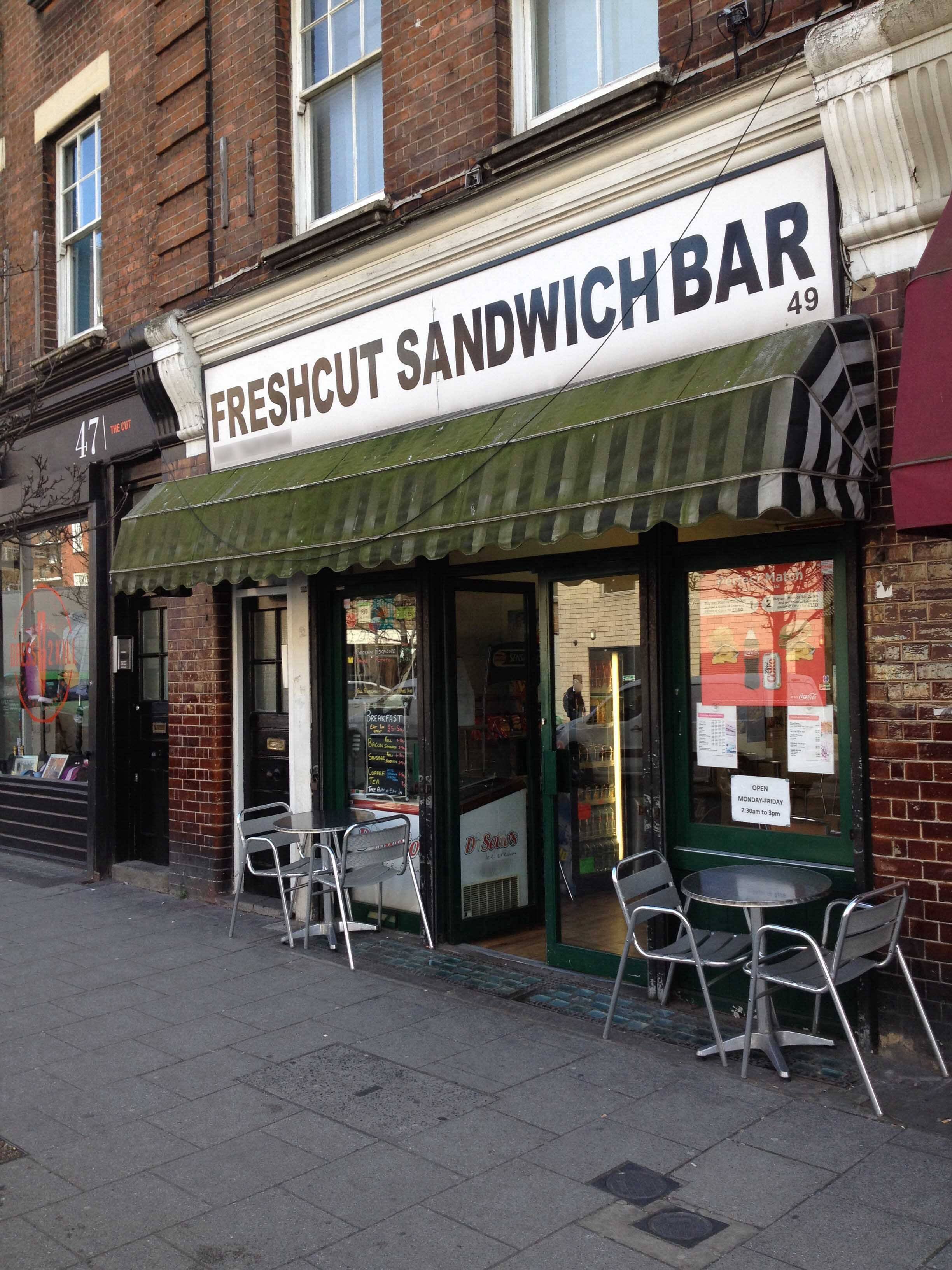 Menu Of Freshcut Sandwich Bar Waterloo London Menu Of Freshcut Sandwich Bar Waterloo London