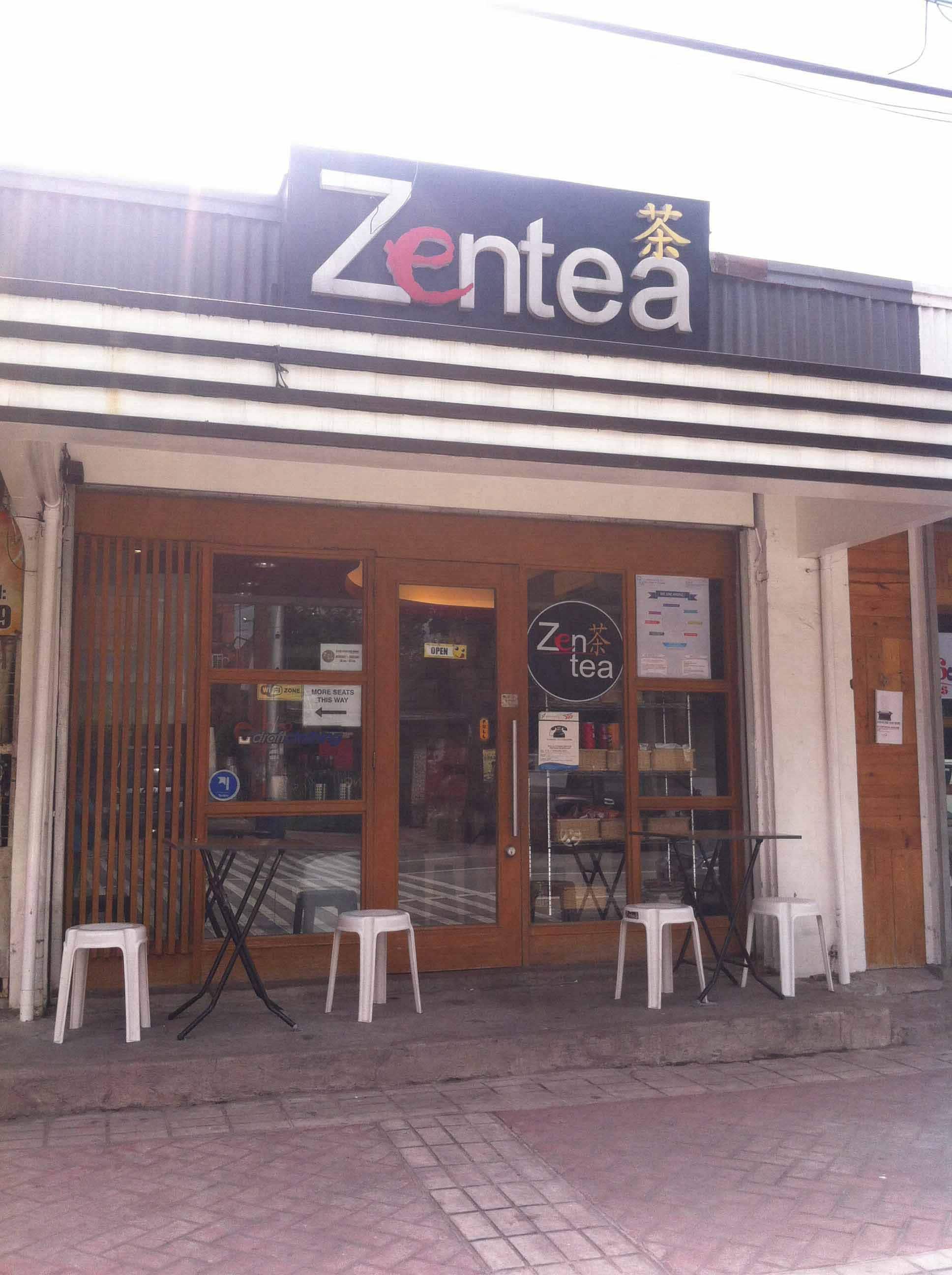 Menu of Zen Tea, Teachers Village, Quezon City