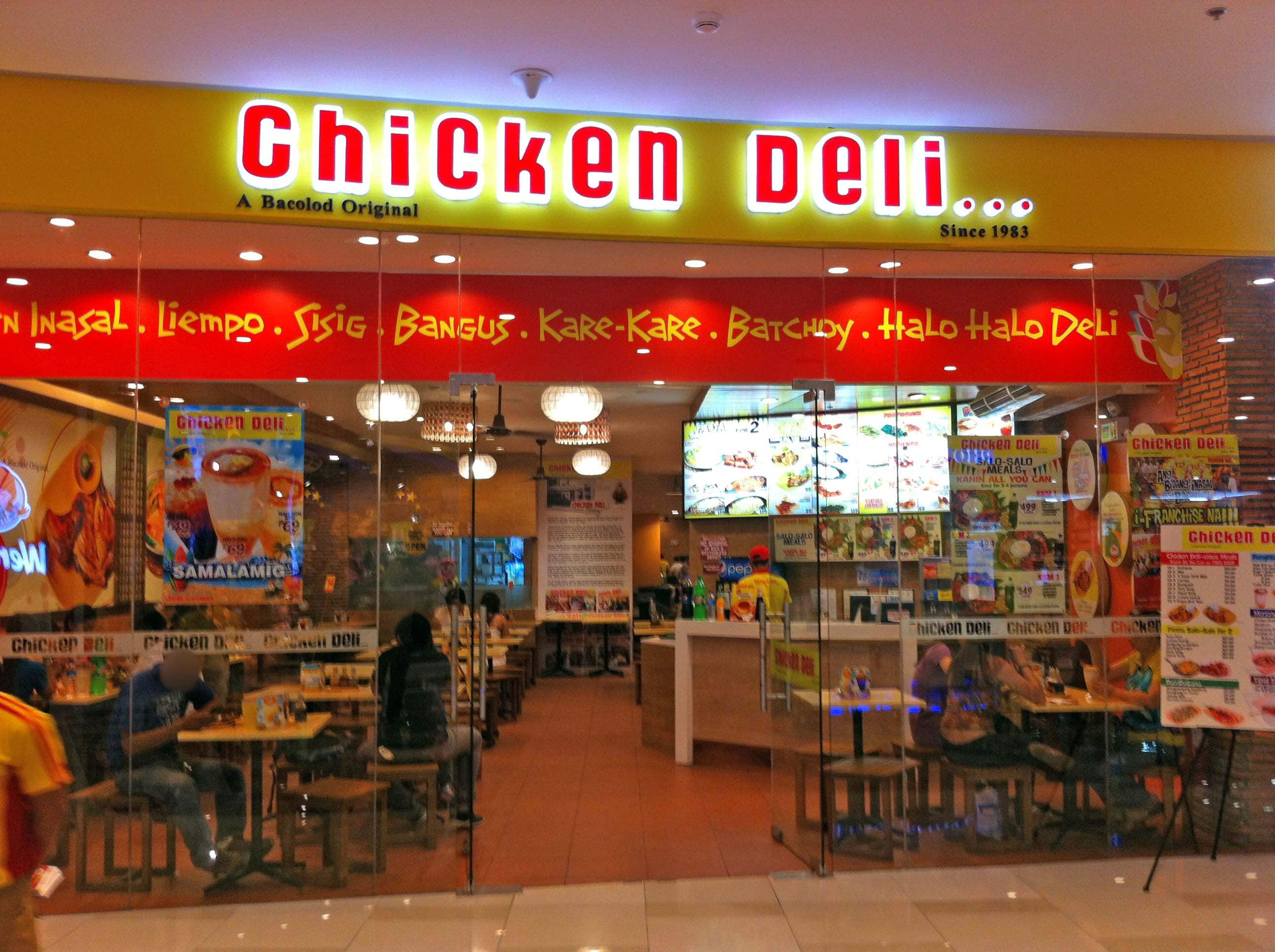 Menu of Chicken Deli, Novaliches, Quezon City