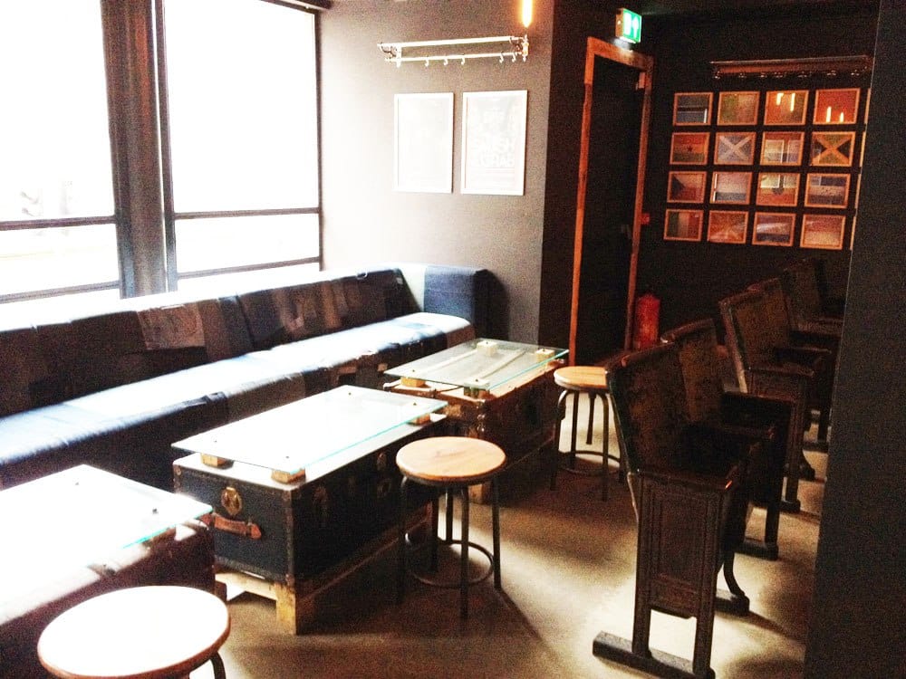 Menu of Pilgrim Bar, Old Town, Edinburgh