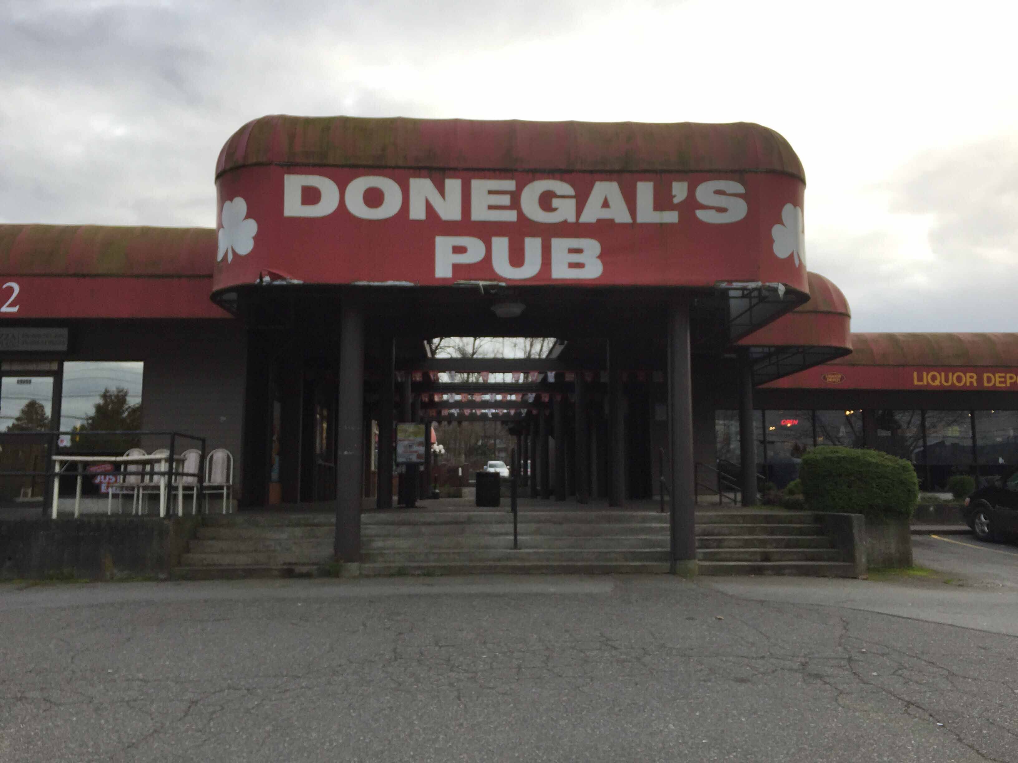 Donegal's Pub Menu, Menu for Donegal's Pub, Whalley, Surrey