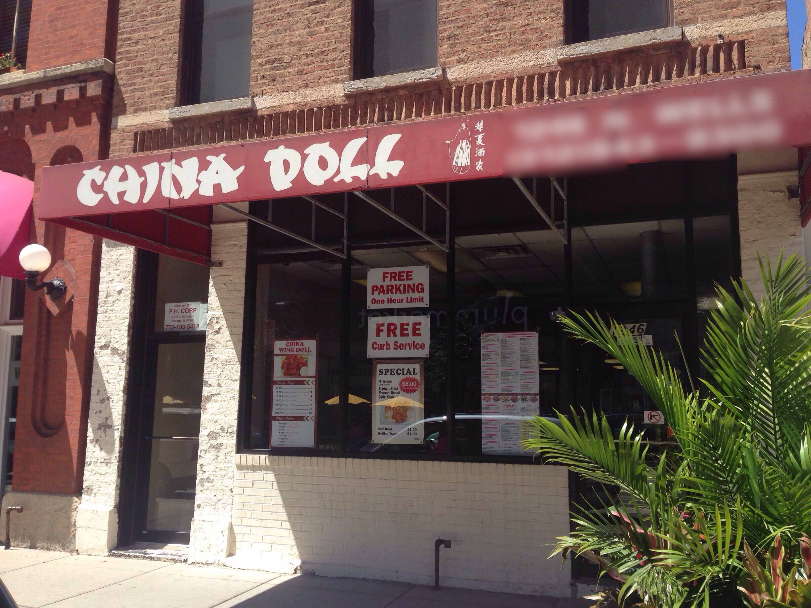 China Doll Menu, Menu for China Doll, Old Town, Chicago