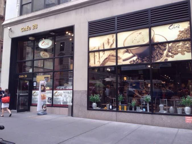 Cafe 28 Menu, Menu for Cafe 28, Gramercy-Flatiron, New York City ...