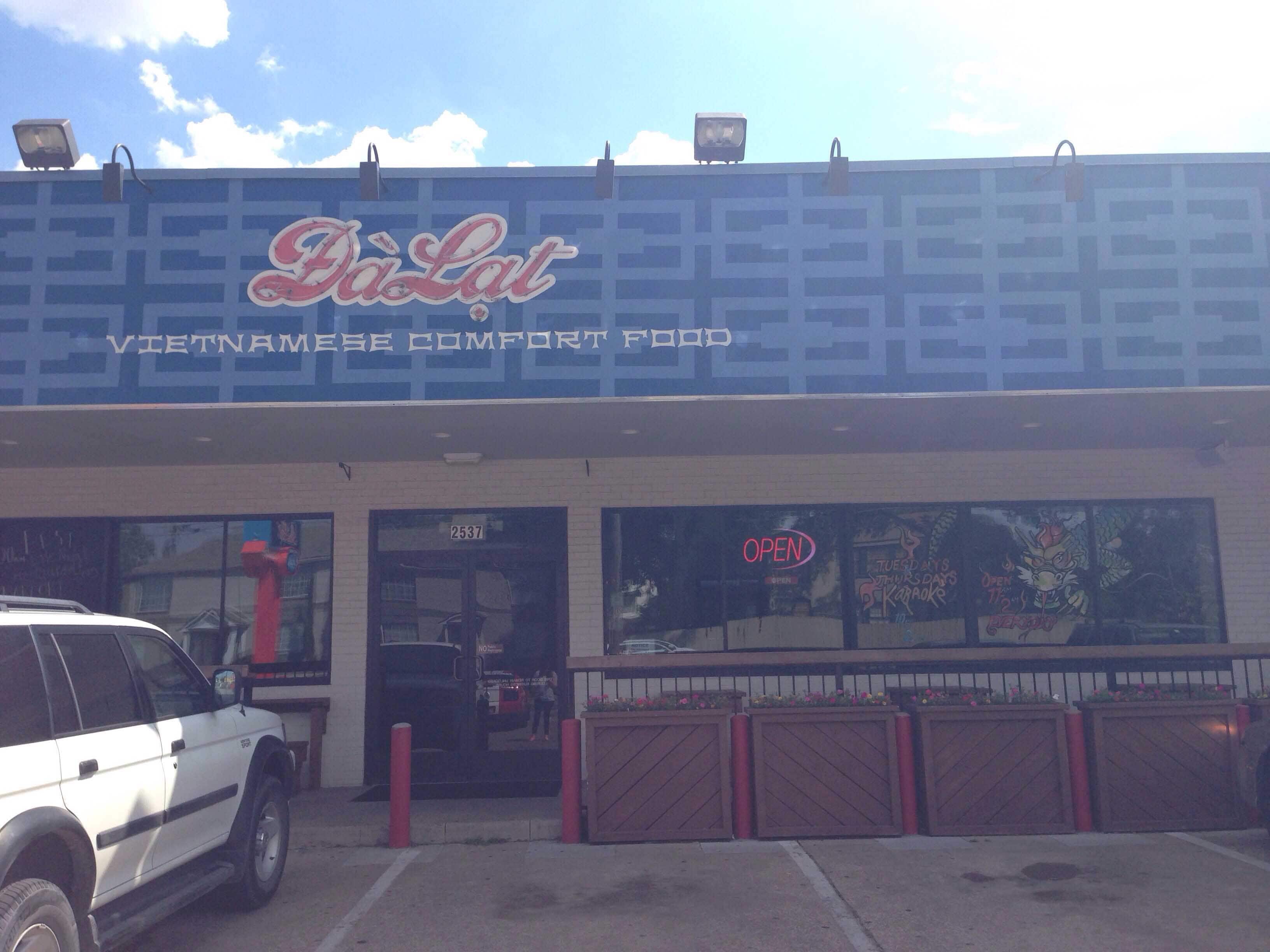 Menu of DaLat Restaurant and Bar, Old East Dallas, Dallas