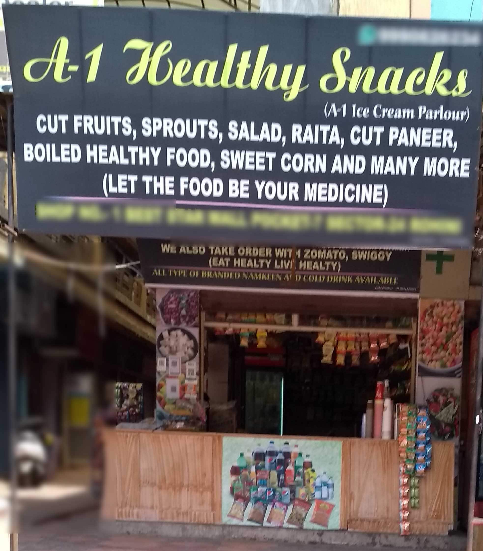 A1 Healthy Snacks, Rohini order online - Zomato