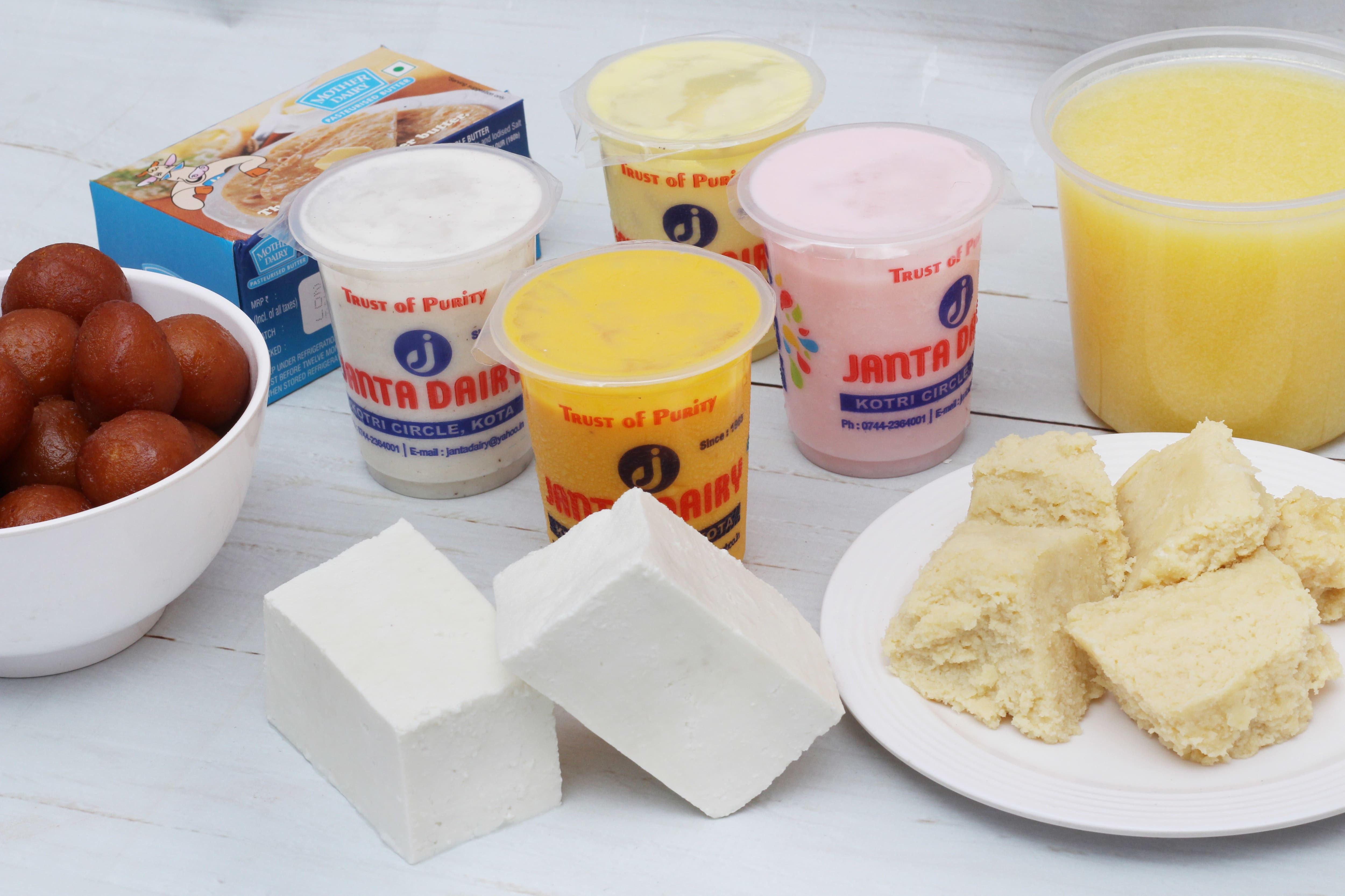 Menu of Janta Dairy, Chawani, Kota