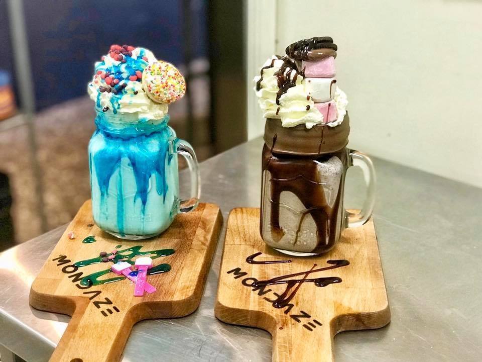 Menu of Mondaze, Springfield Central, Brisbane