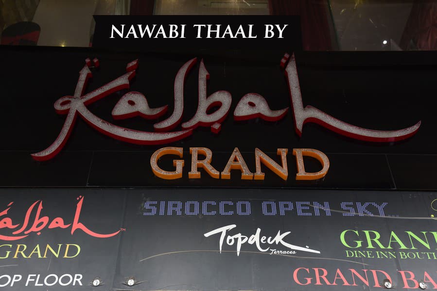 Menu of Nawabi Thaal By Kasbah Grand, Goregaon West, Mumbai