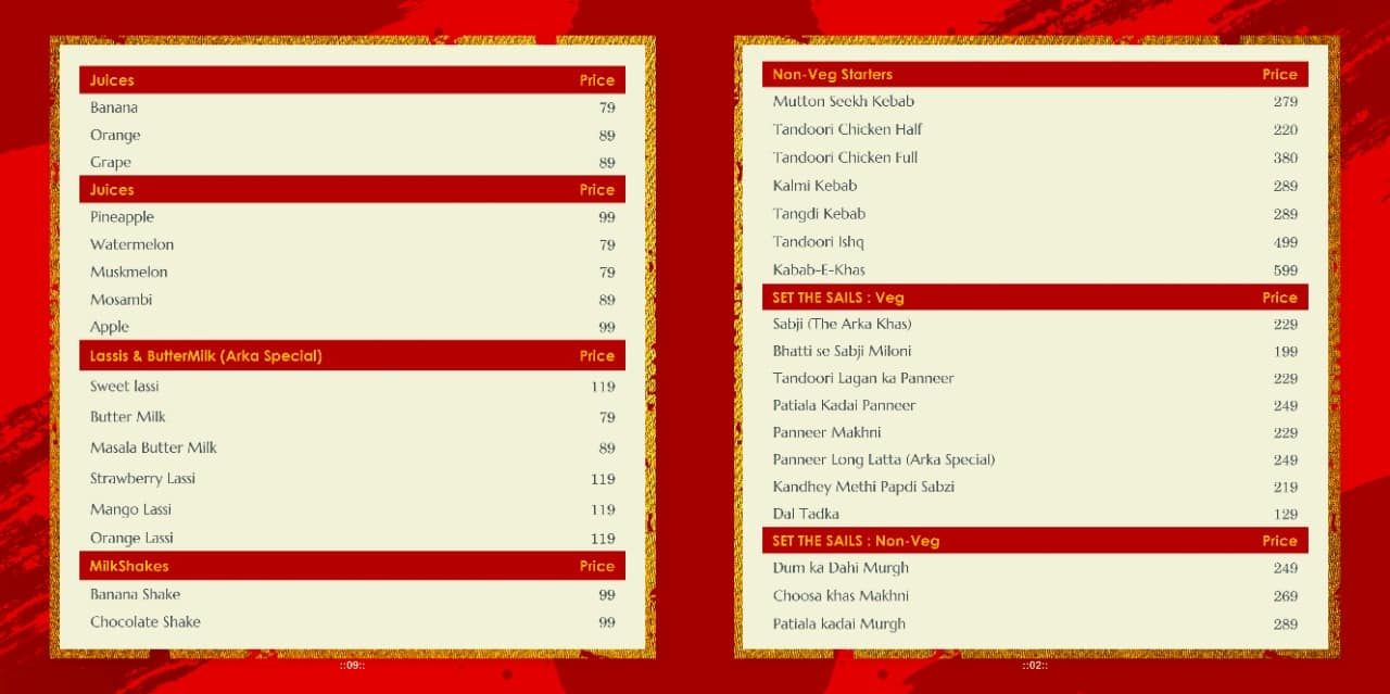 Arka Food Village, Tanuku Locality order online - Zomato