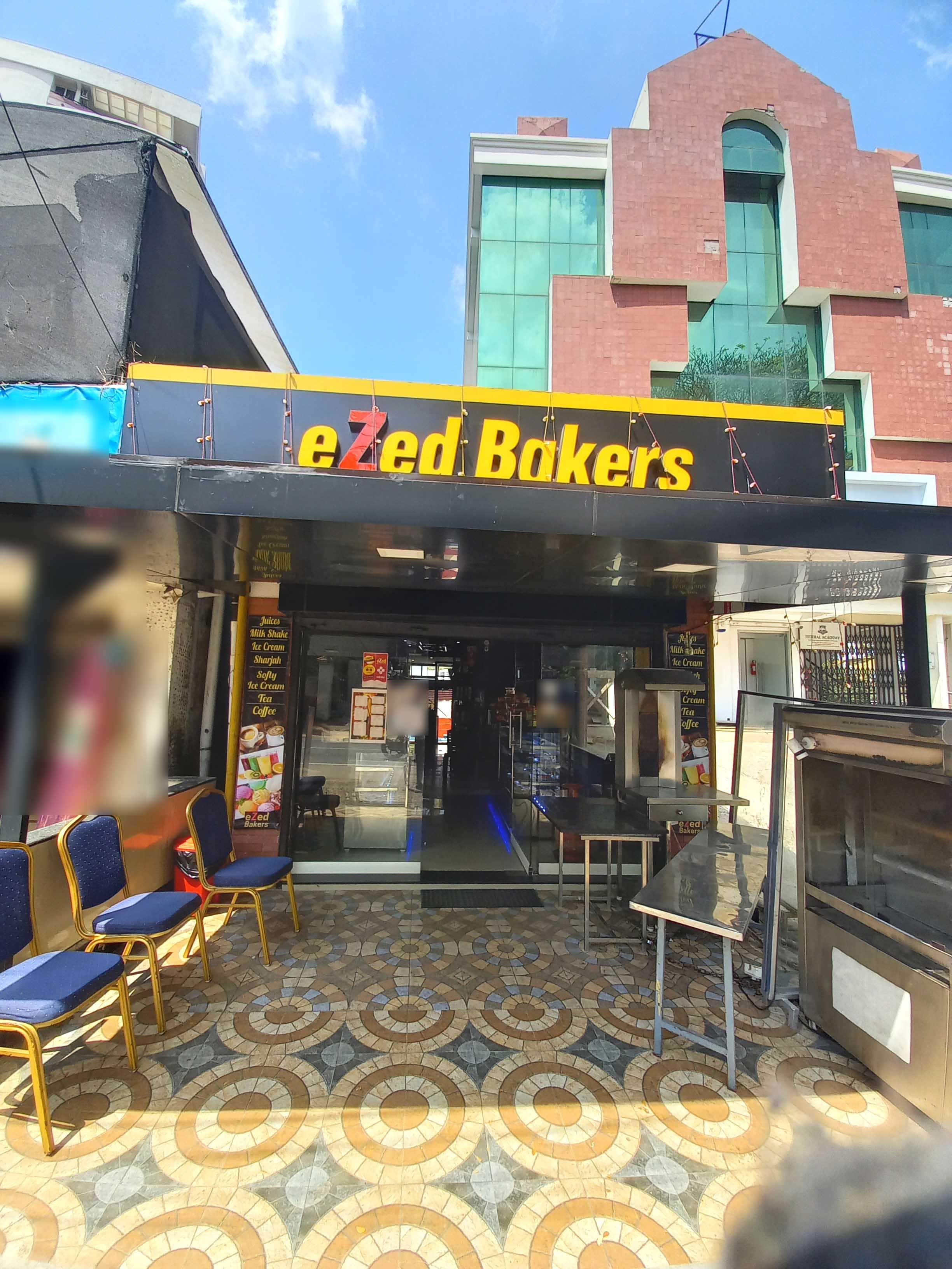 Menu of eZed Bakers, Sreekariyam, Trivandrum