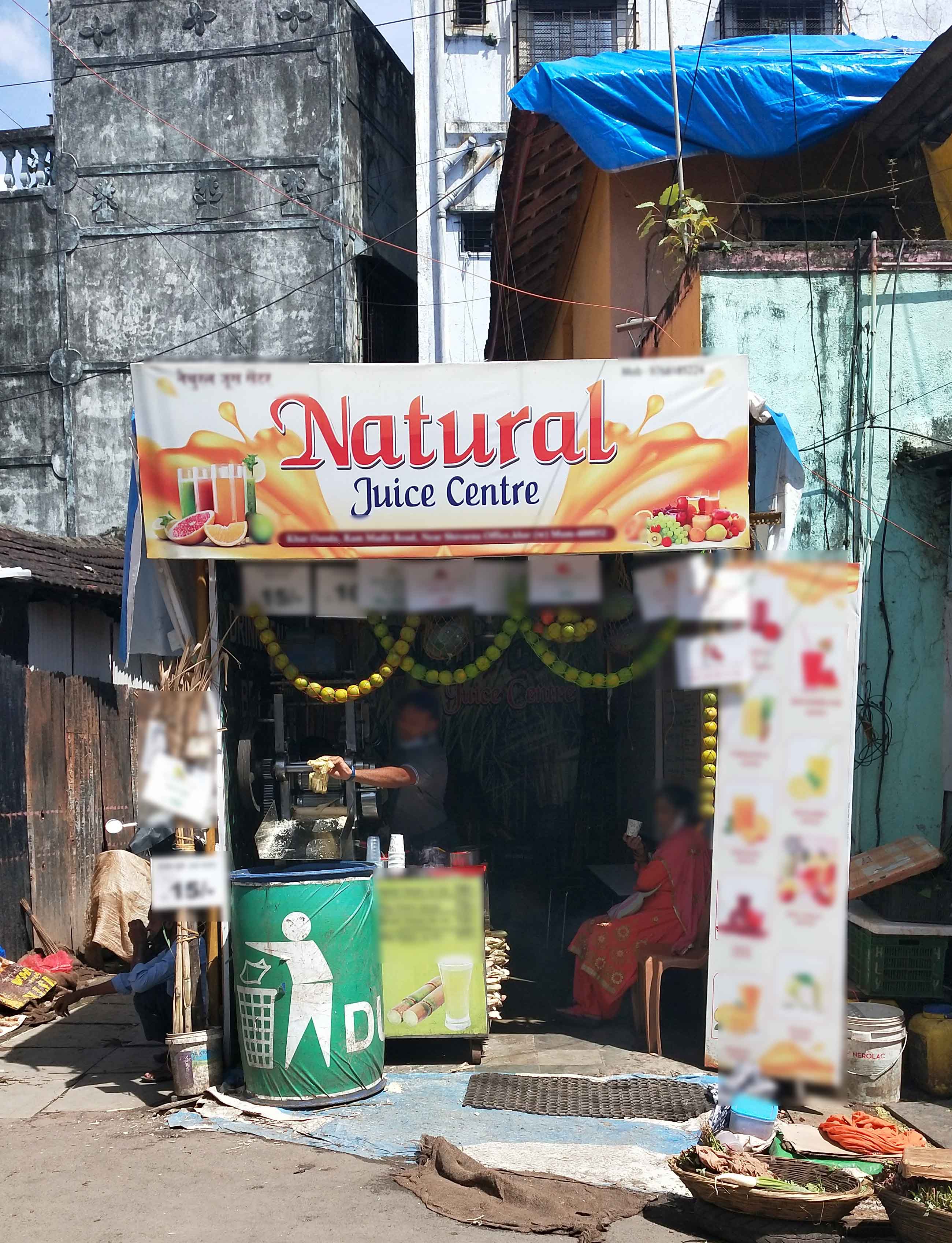 Menu of Natural Juice Center, Khar, Mumbai