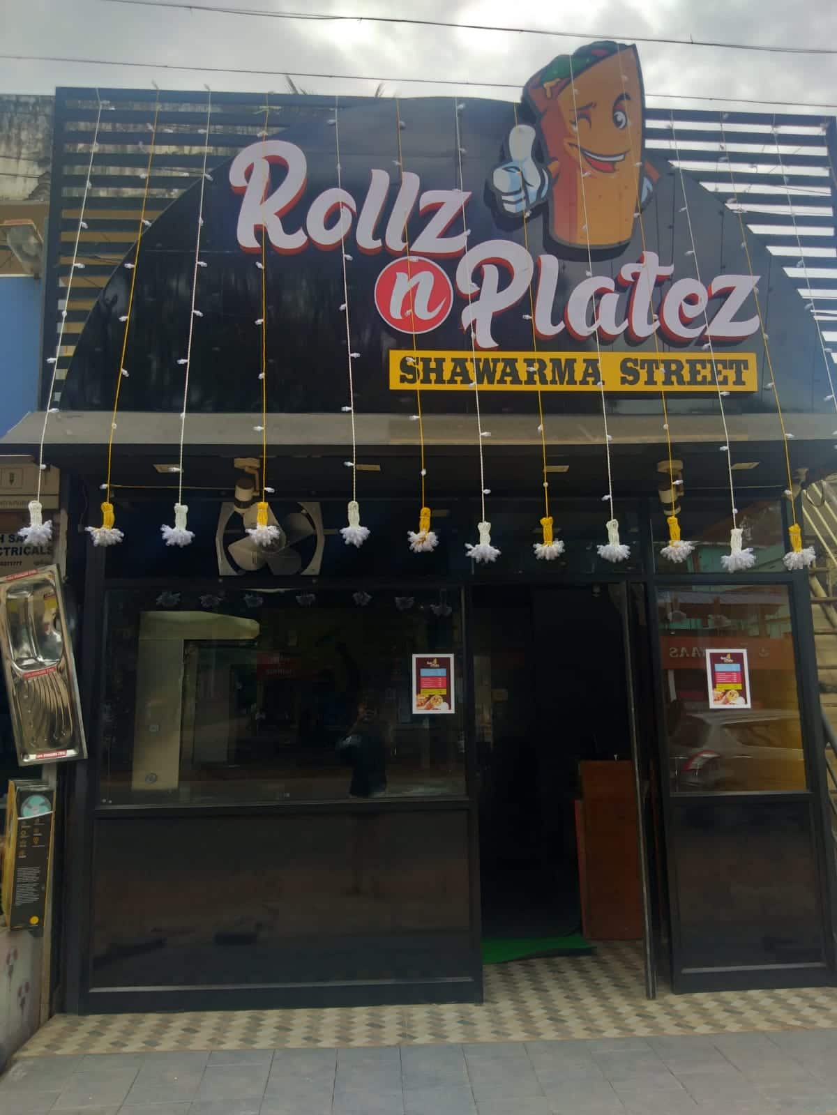 Menu of Rollz N Platez, Kulathoor, Trivandrum