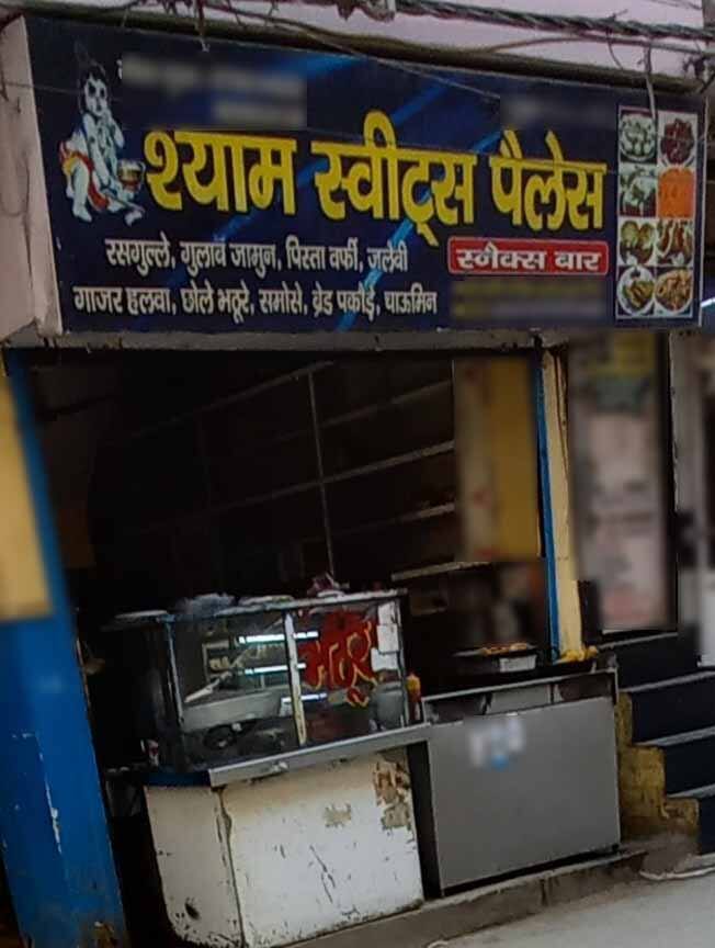 Menu of Shyam Sweets Palace, Palam, New Delhi
