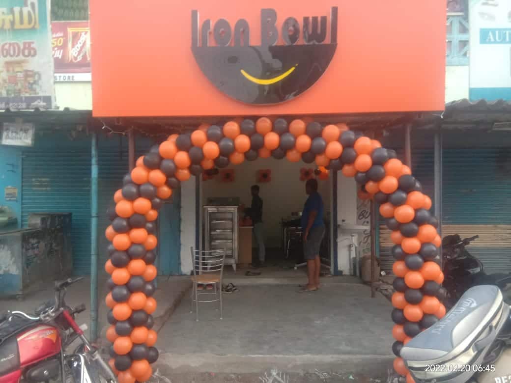 Menu of Iron Bowl, Srirangam, Trichy