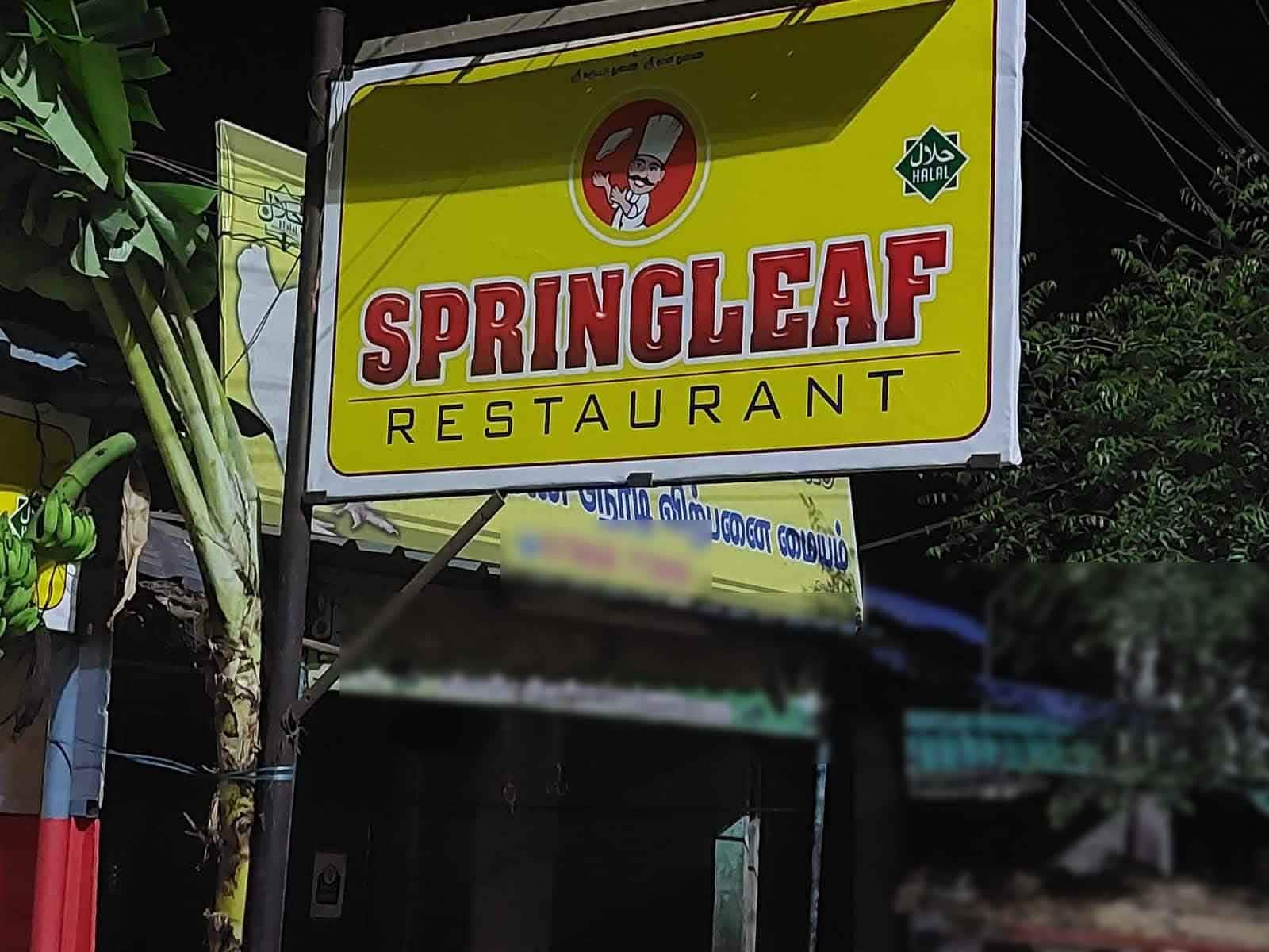 Springleaf Restaurant, KK Nagar, Trichy | Zomato