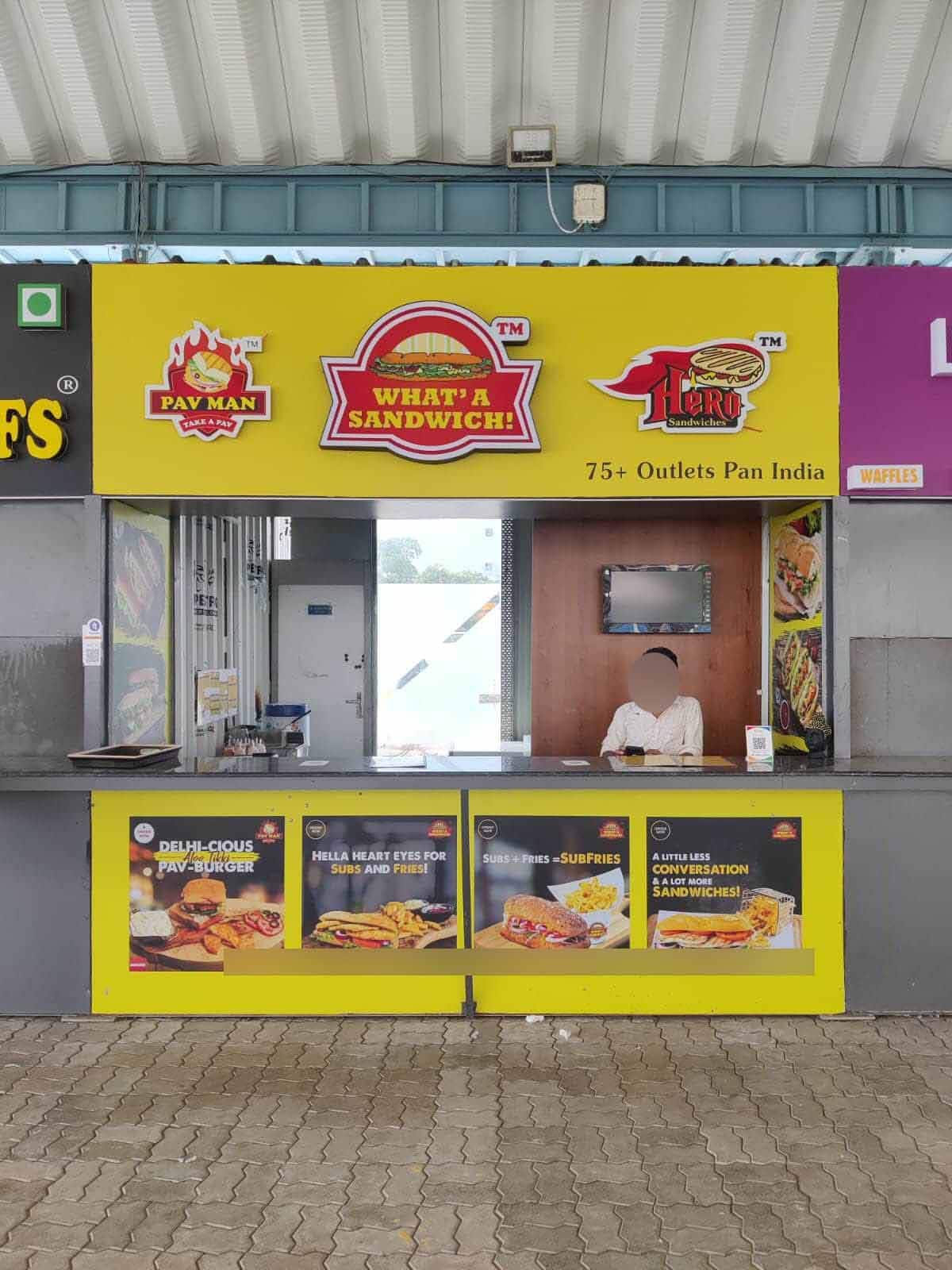 Menu of What A Sandwich, Nana Mava, Rajkot