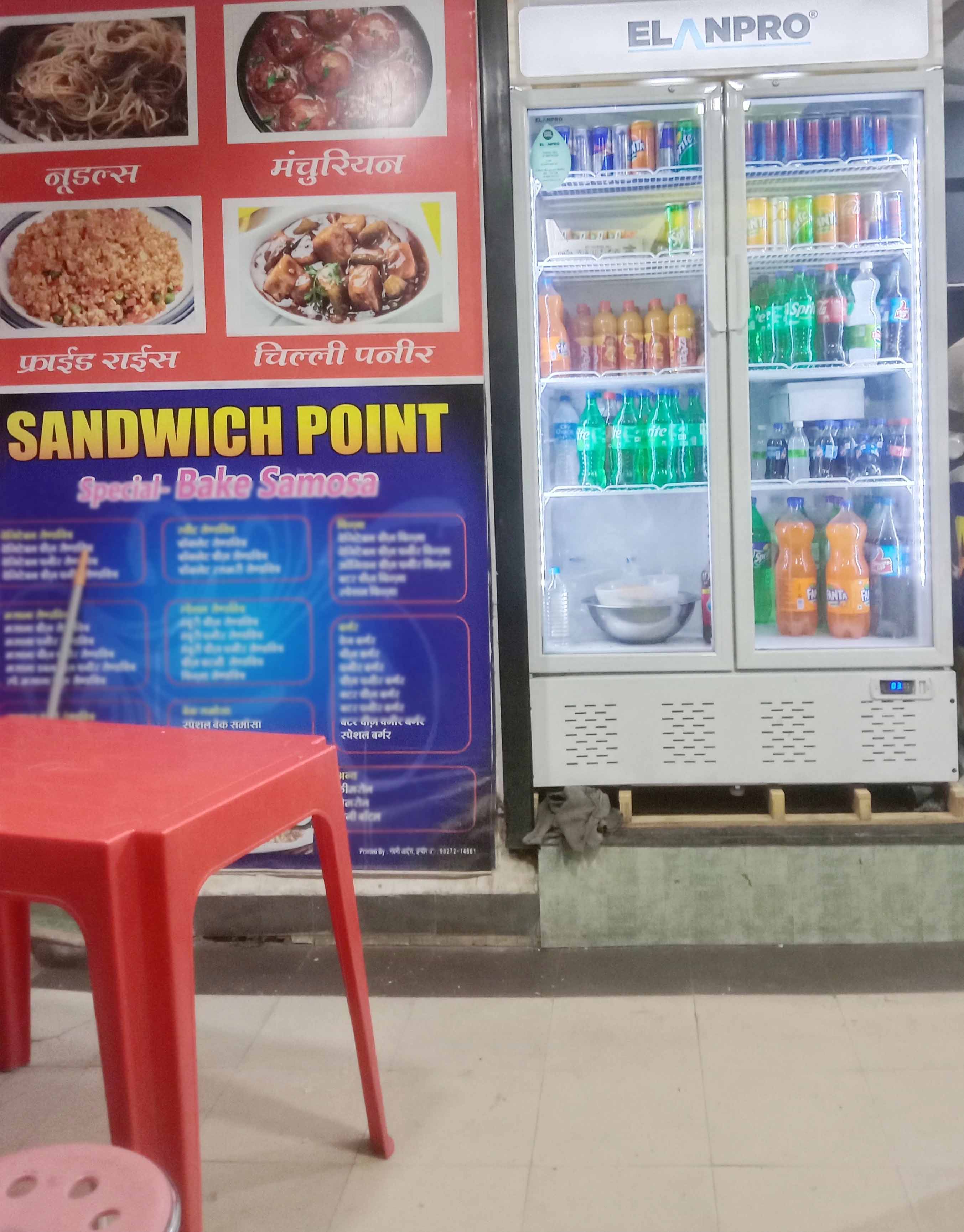 Menu of Sandwich Point, Rau, Indore