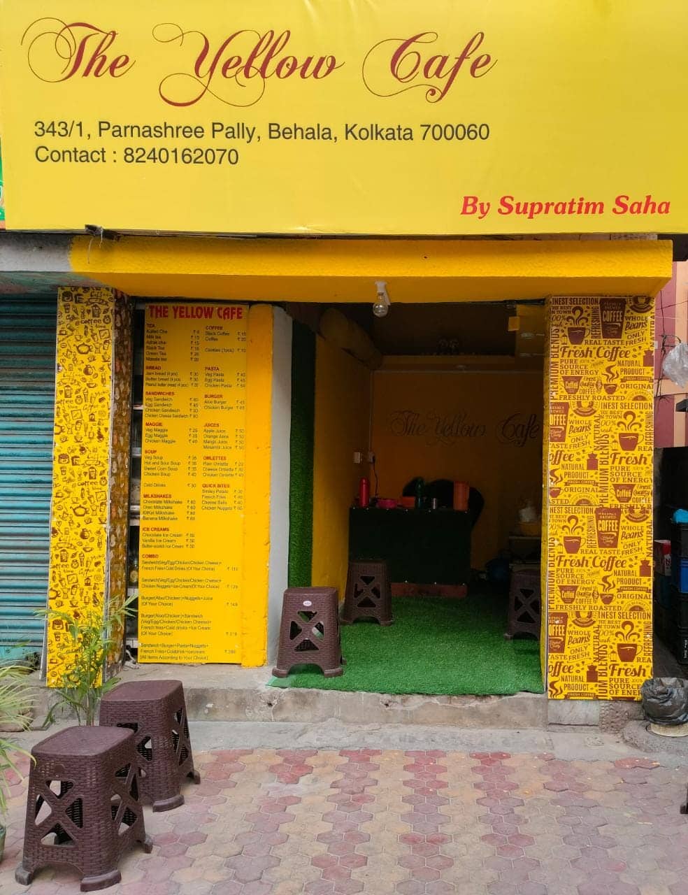 The Yellow Cafe, Tara Tala, Kolkata | Zomato