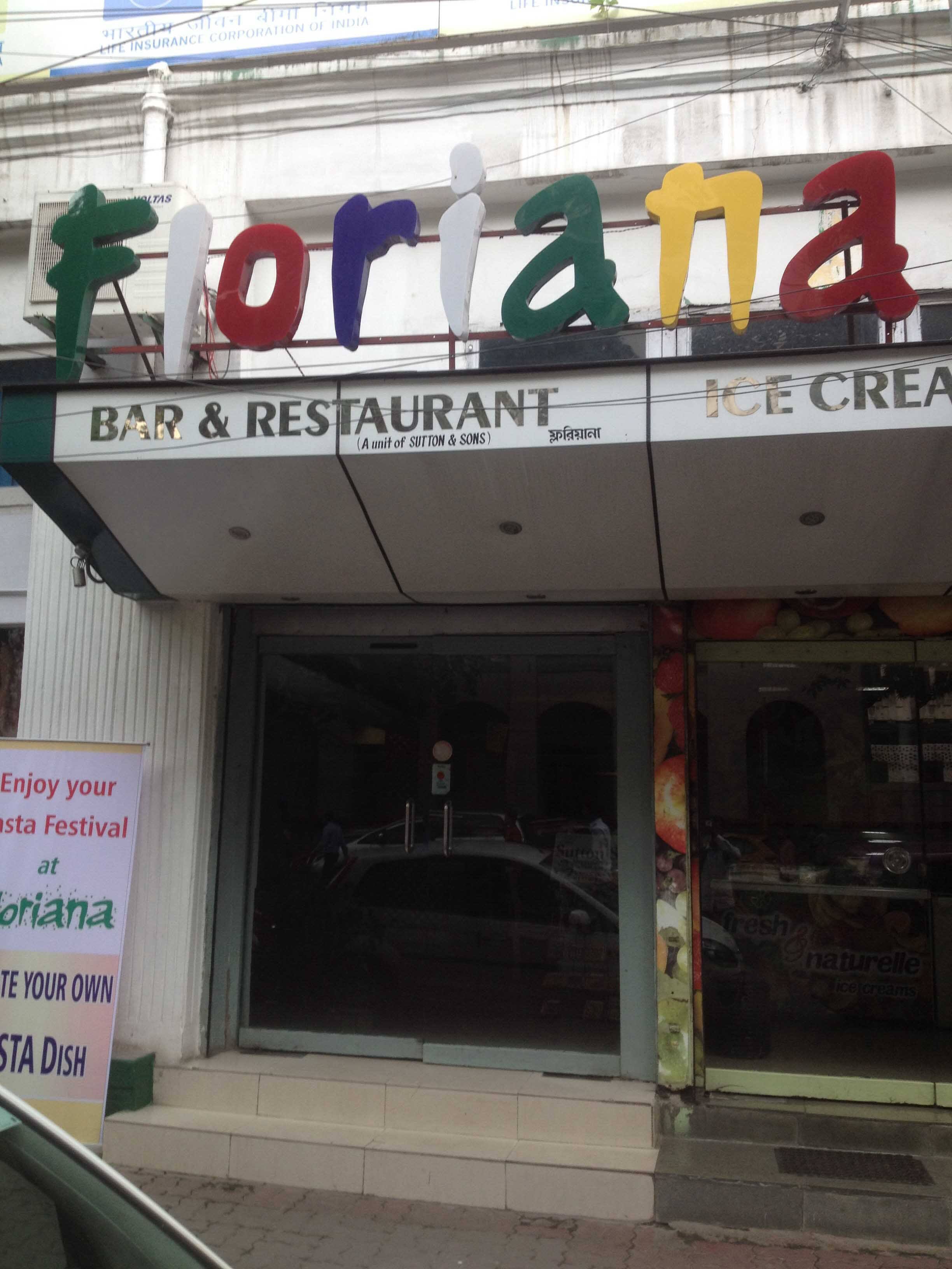 Menu of Floriana, Park Street Area, Kolkata