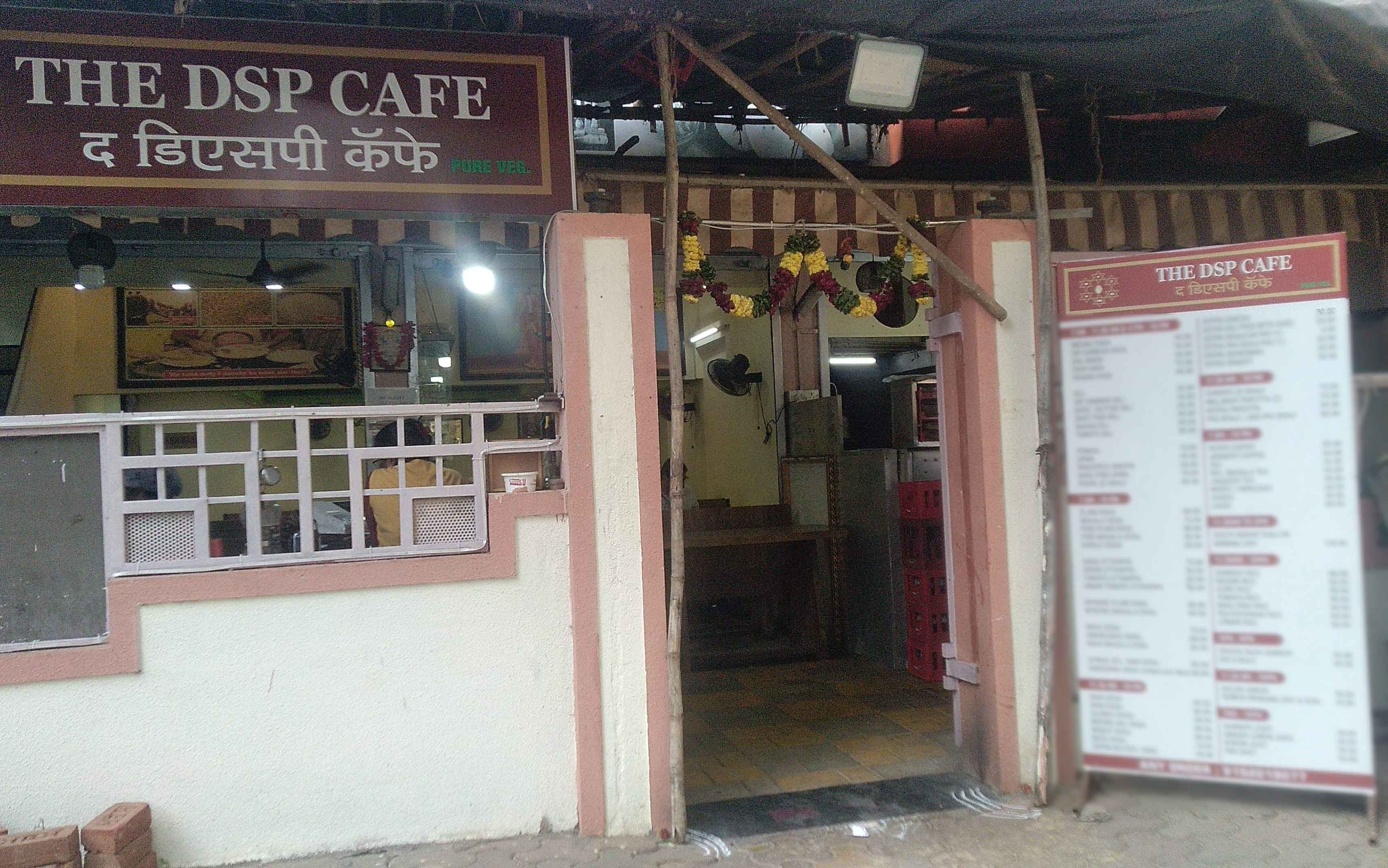 Menu of The DSP Cafe, Matunga East, Mumbai