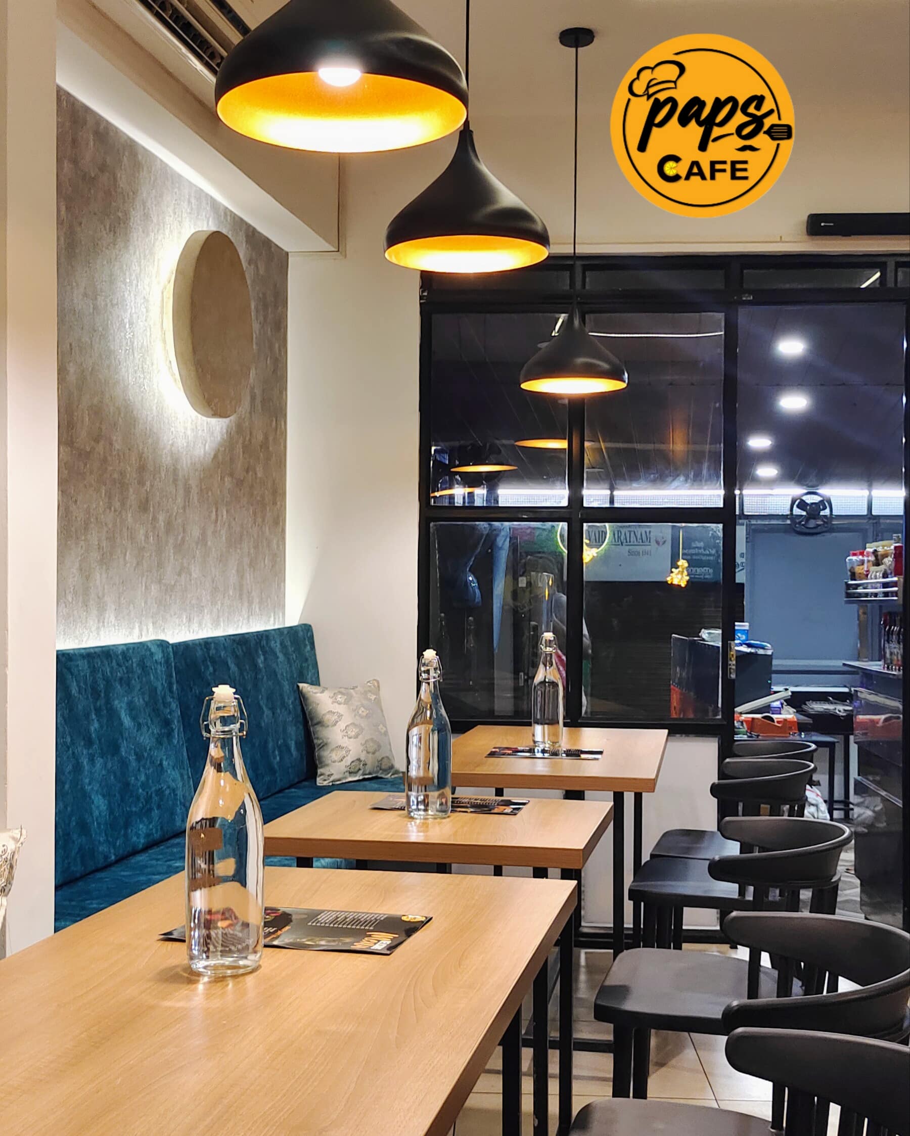 Menu of Paps Cafe, Kattakada Locality, Trivandrum