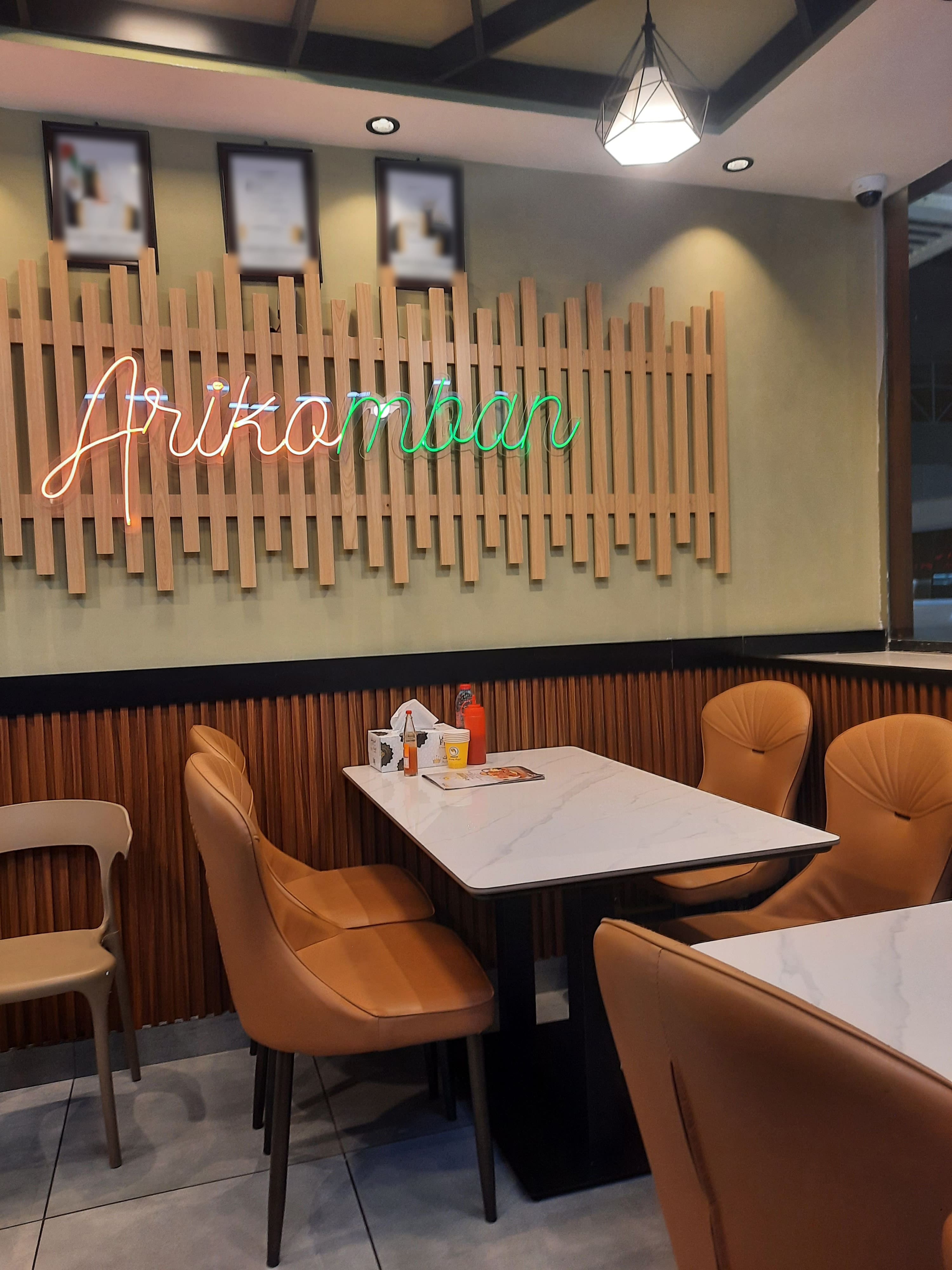 Menu of Arikomban Kitchen & Grill, Tourist Club Area (Al Zahiyah), Abu ...