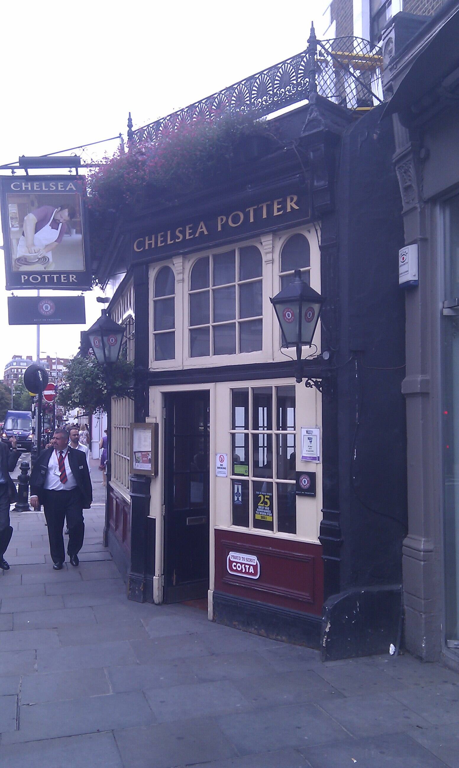 Chelsea Potter Menu, Menu for Chelsea Potter, Chelsea, London