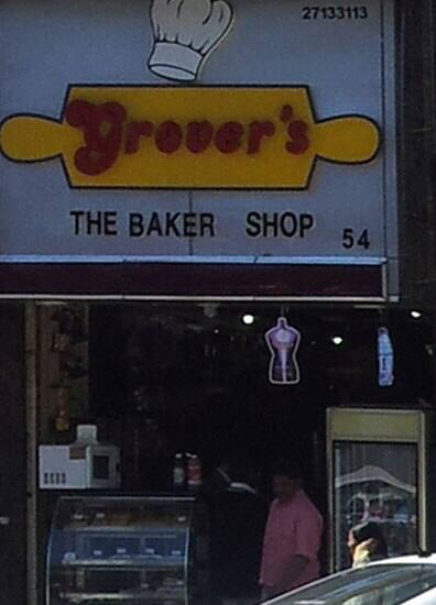 Grover's - The Baker Shop Menu - Zomato