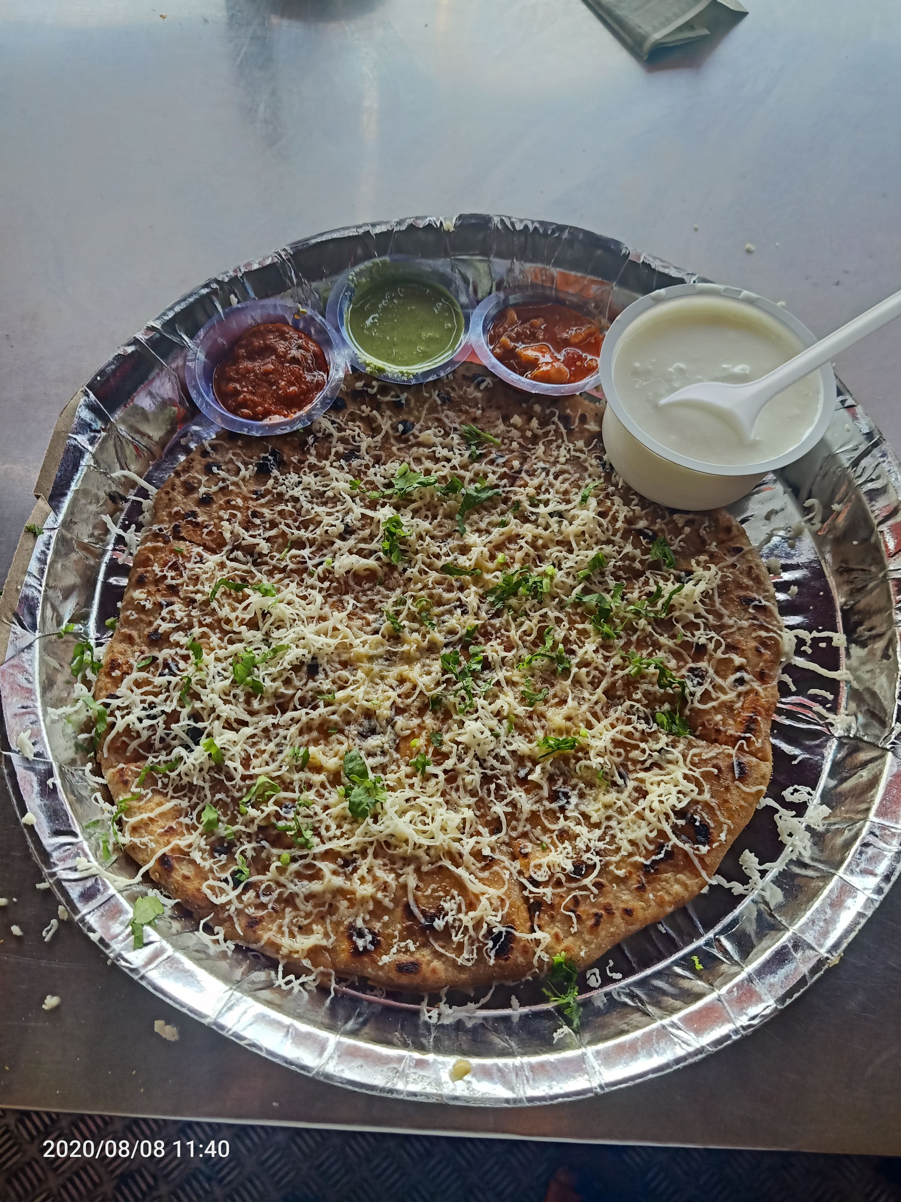 Menu of Paratha Villa, Naranpura, Ahmedabad
