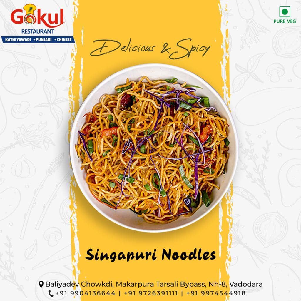 Menu of Gokul Restaurant, Makarpura, Vadodara