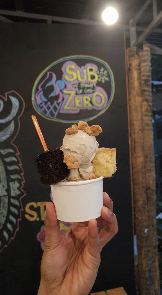 Menu of Sub Zero Gelato, Metro Manila, Quezon City