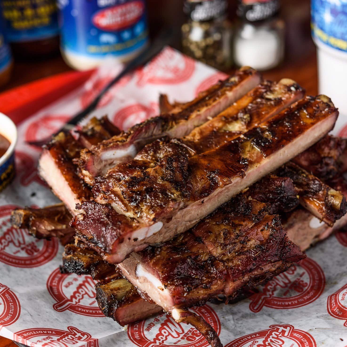 Menu of Full Moon Bar-B-Que, Mc Calla, Birmingham