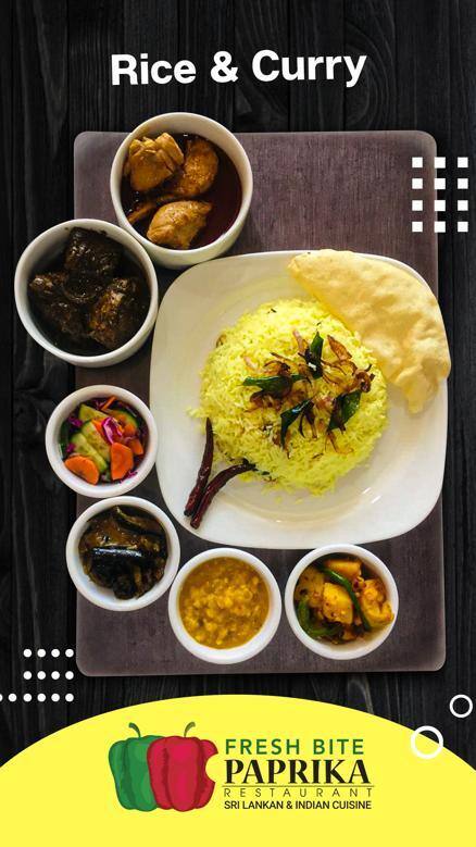 Fresh Bite Paprika Restaurant Menu