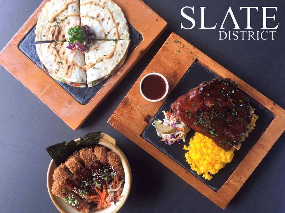 Menu of Slate District, Tipolo, Mandaue City