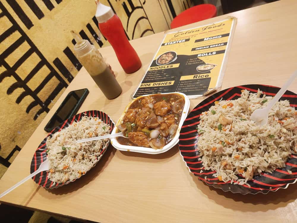 Menu of Golden Foods, Uttarpara, Kolkata