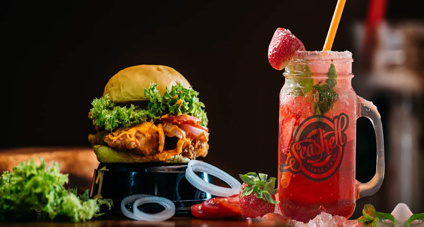 Menu of SeaShell, Al Markaziya, Abu Dhabi