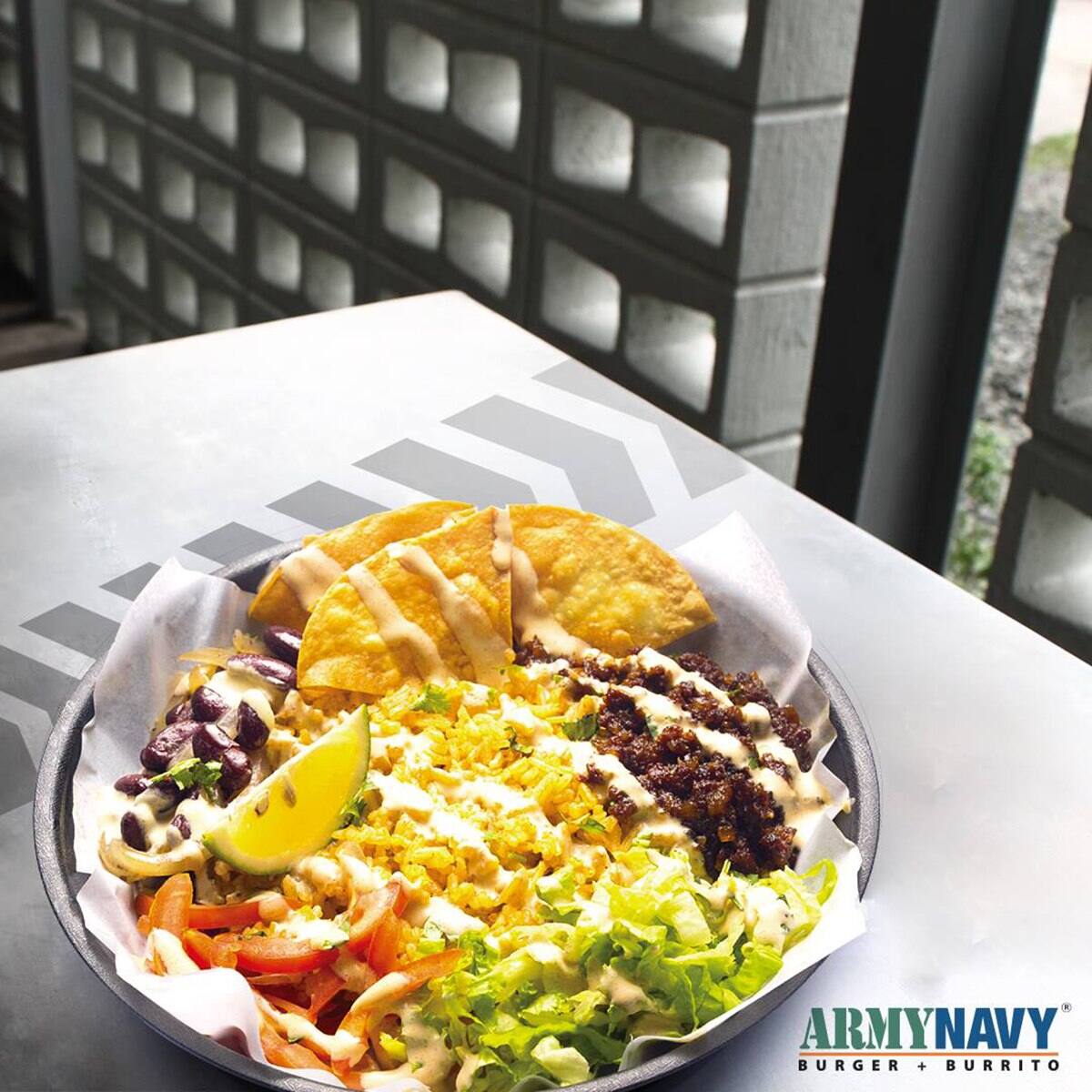 Menu of Army Navy, Metro Manila, Manila