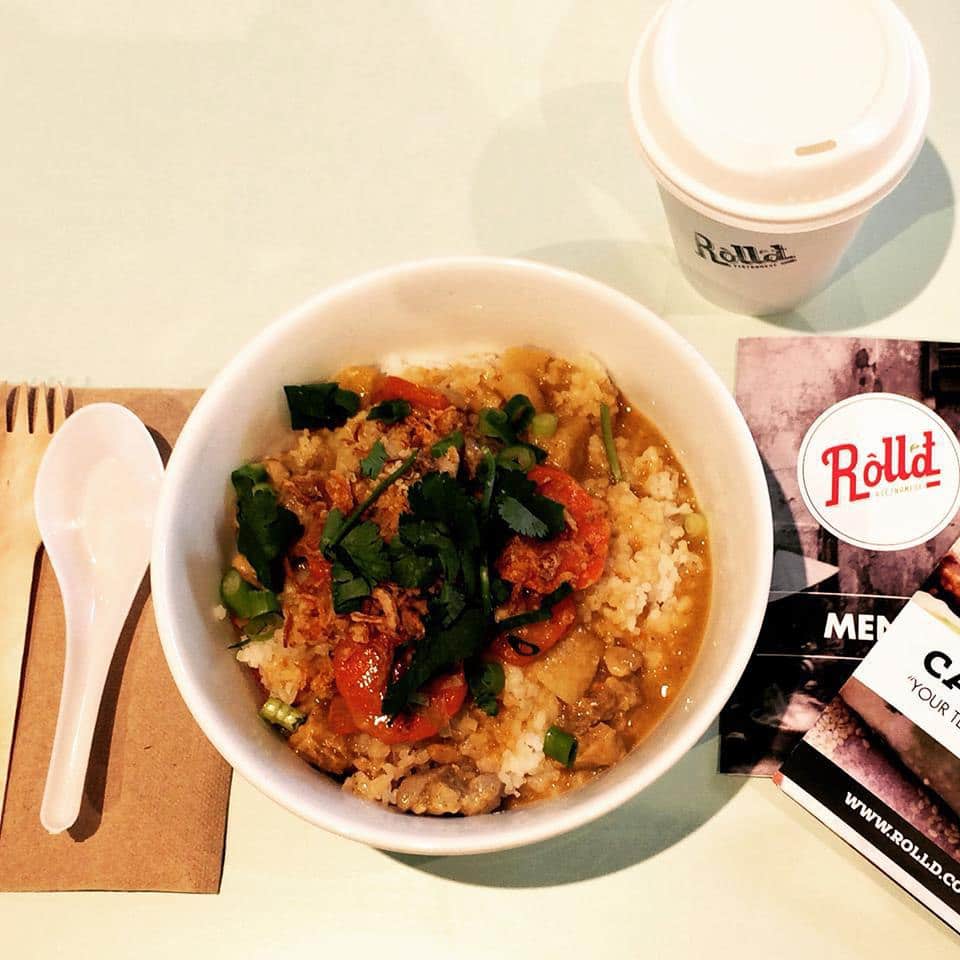 Roll'd Menu, Menu for Roll'd, Harrisdale, Perth