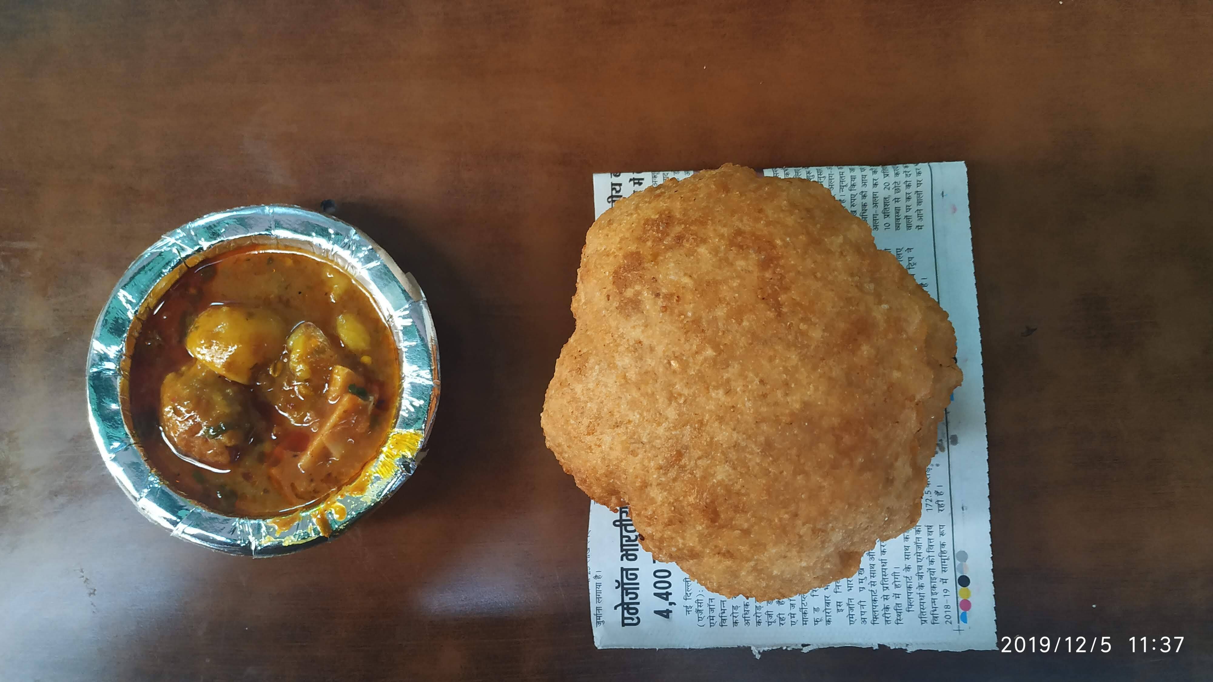 Menu of Kailash Pandit Ji Puri Wale, Chawri Bazar, New Delhi