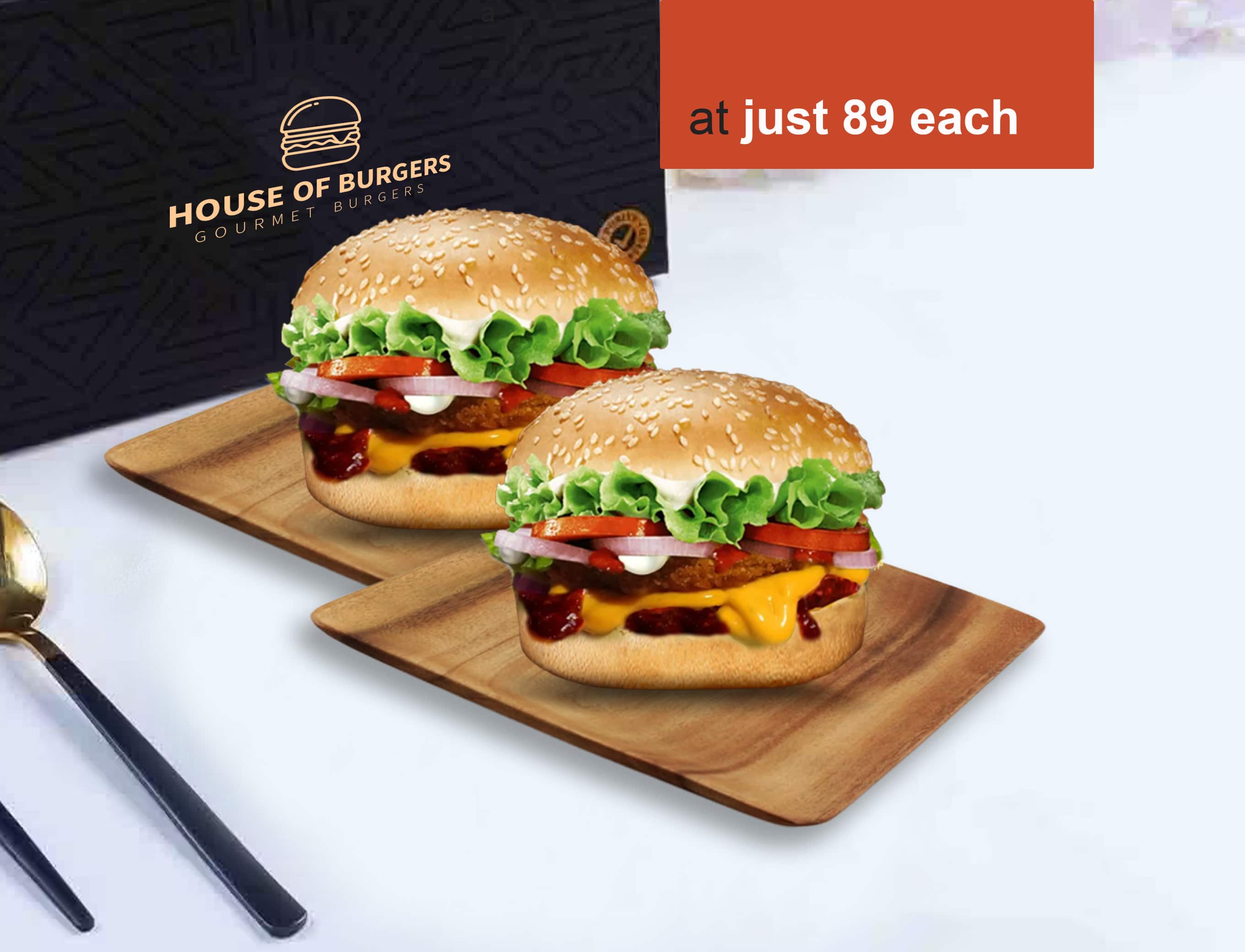 Menu of House of Burgers, Kadru, Ranchi