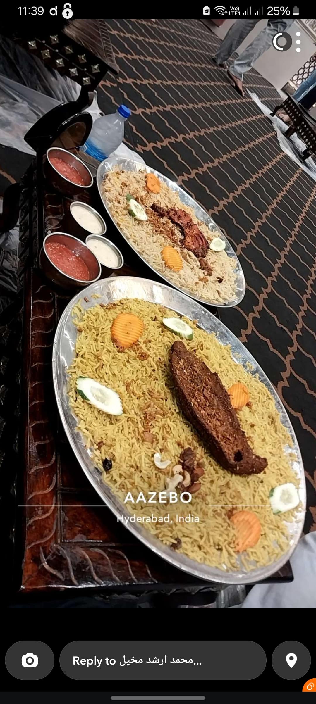 Menu of Lazeez Restaurant, Banjara Hills, Hyderabad