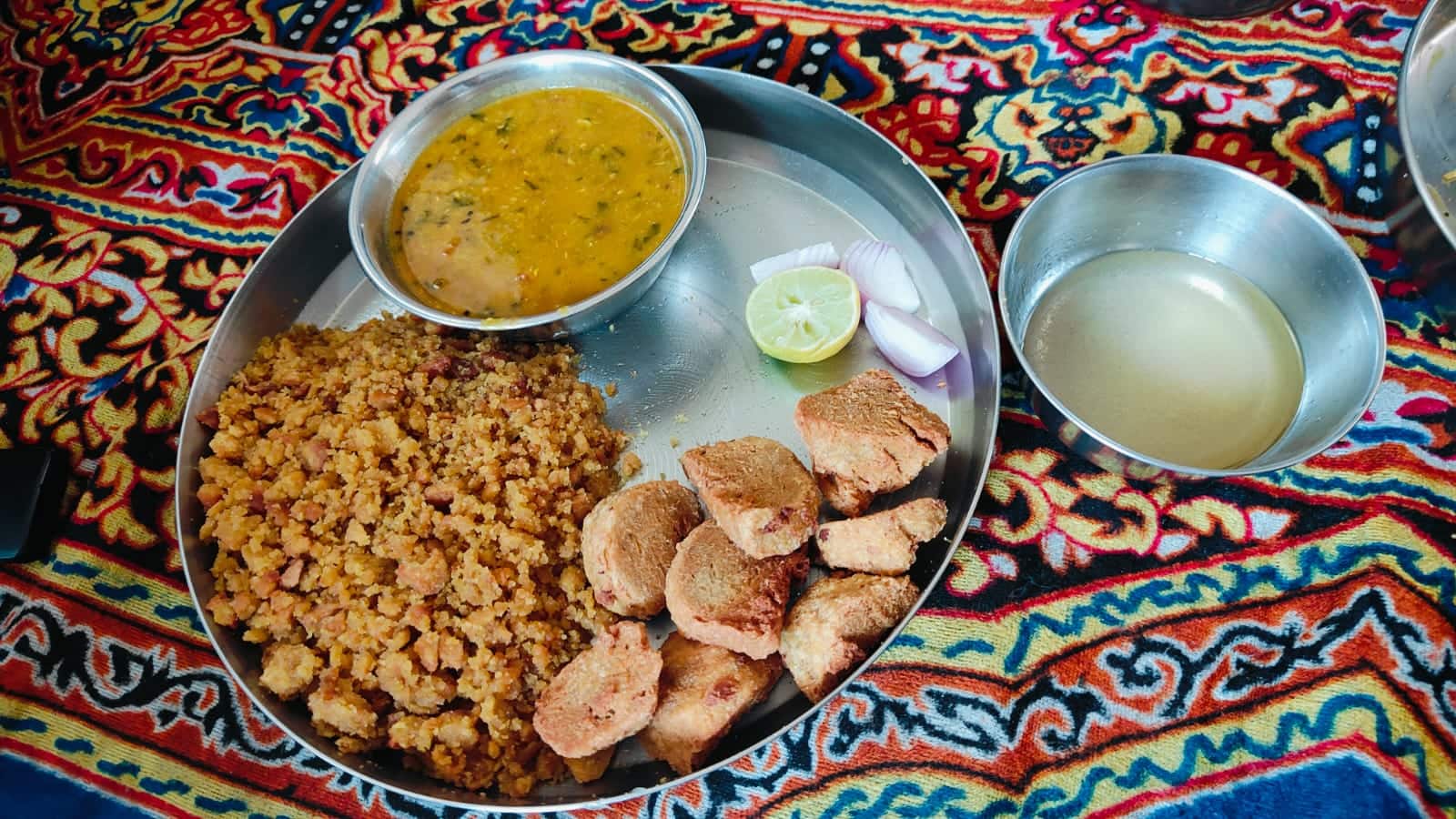 Menu of Rajasthani Special Food, Lohegaon, Pune