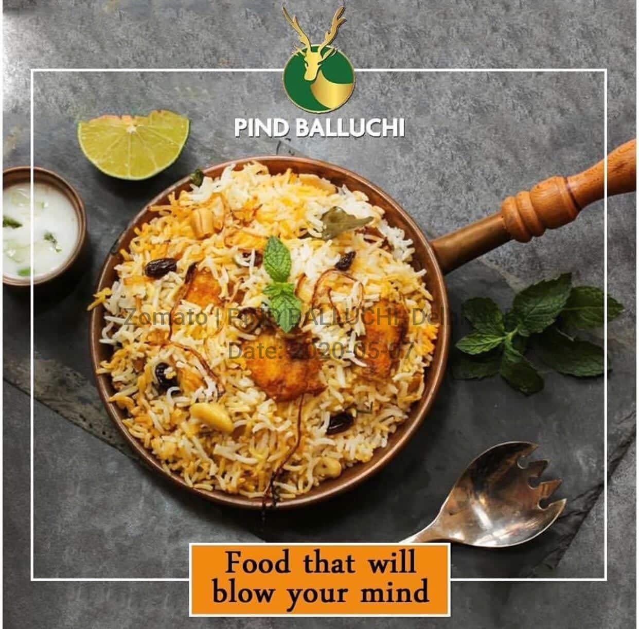 PIND BALLUCHI Menu, Menu for PIND BALLUCHI, Netaji Subhash Place, New Delhi