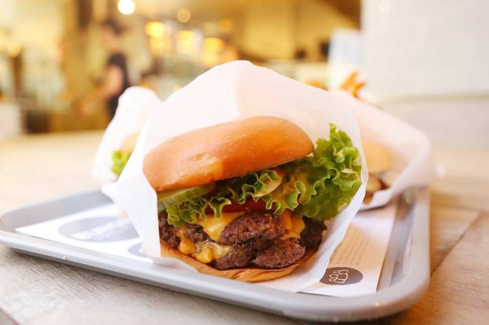 Menu of Burger Project, Parramatta, Sydney