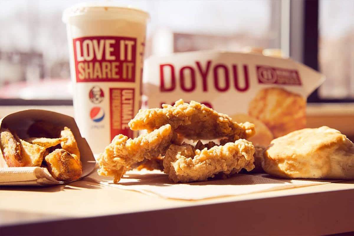 Menu of KFC, Brighton, Denver